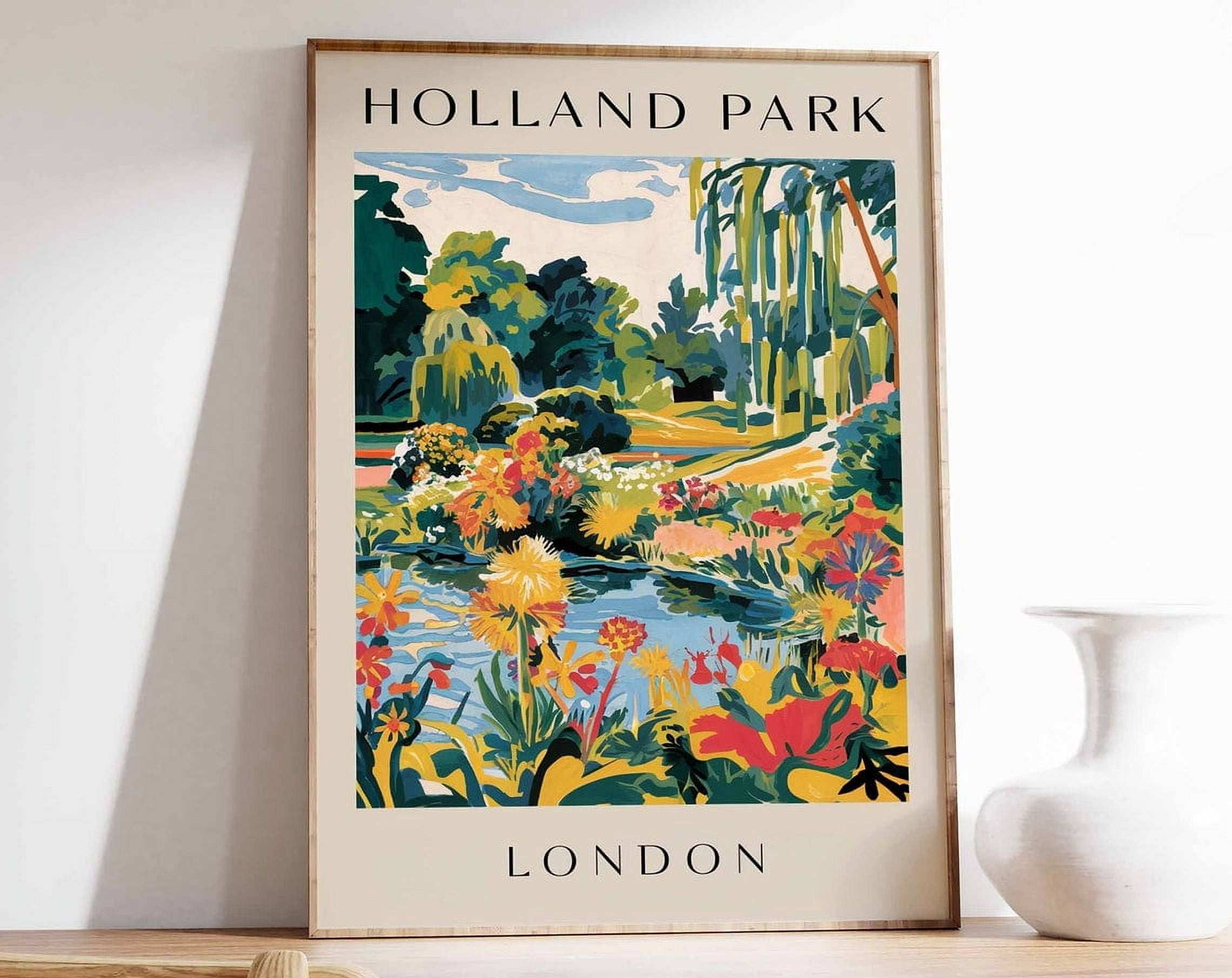 Holland Park Poster, Botanical Print, William Morris Print, London Art ...