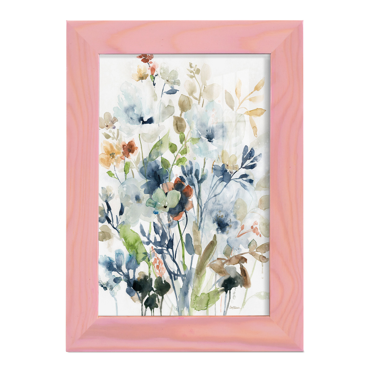 Holland Spring Mix -Framed Print w/glass-Sunset Pink - Walmart.com