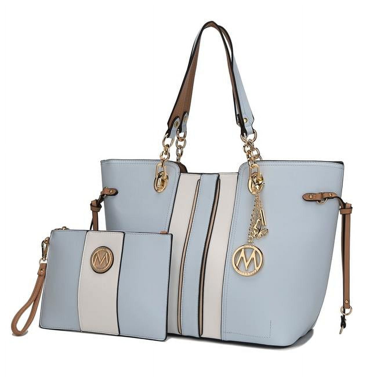 Holland Tote with Wristlet, Light Blue - Walmart.com