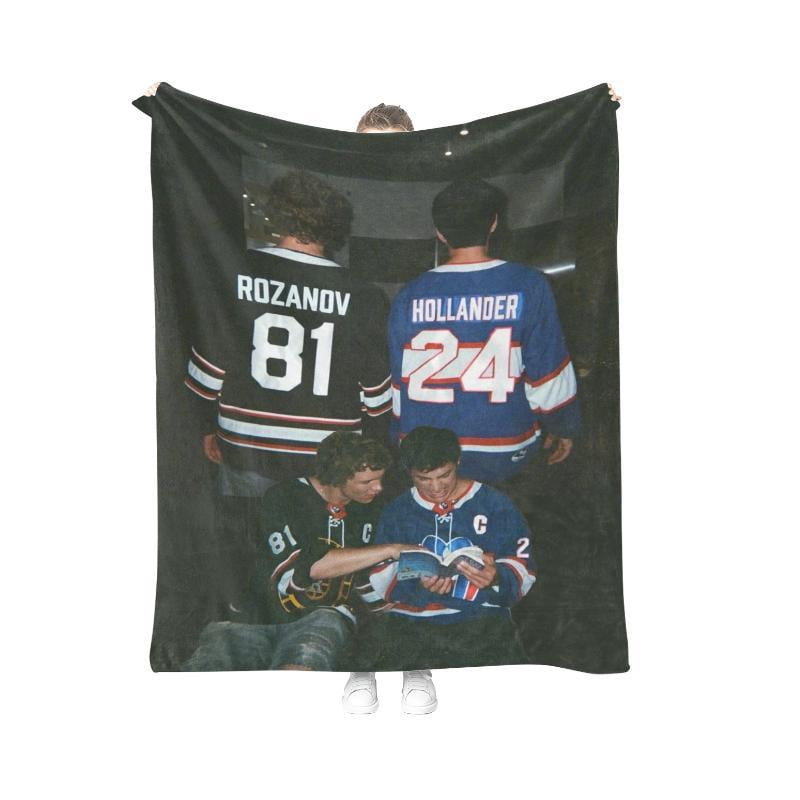 Hollanov Theme Heated Rivalry Characters Print Blanket, Soft Flannel ...