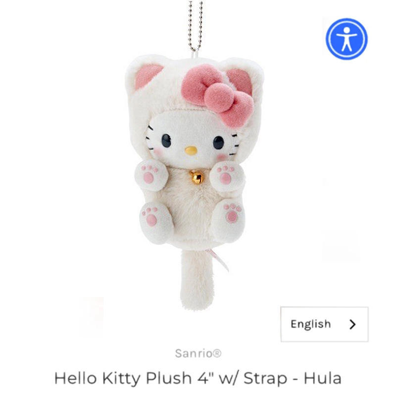 Holle Hawaiian doll Hello Kitty cute bag KT cat Hello pendant key ...