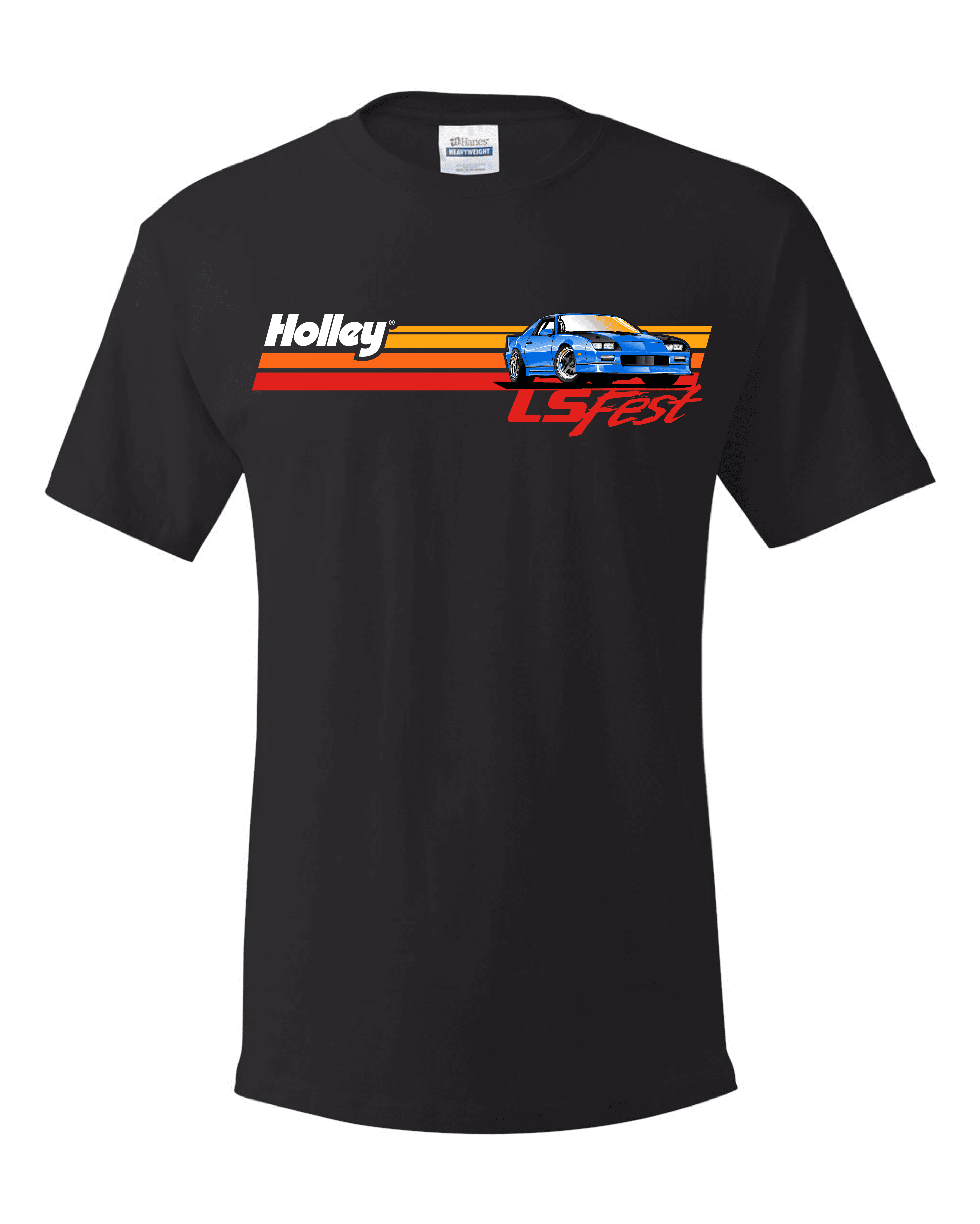 Holley 10312-XLHOL T-Shirt LS Fest Retro Camaro Stripe - Indigo - Adult ...
