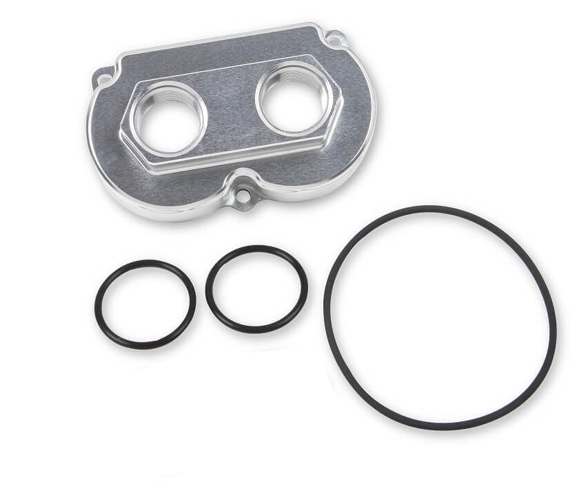 Holley 12-3002 Single Inlet Conversion Kit - Walmart.com