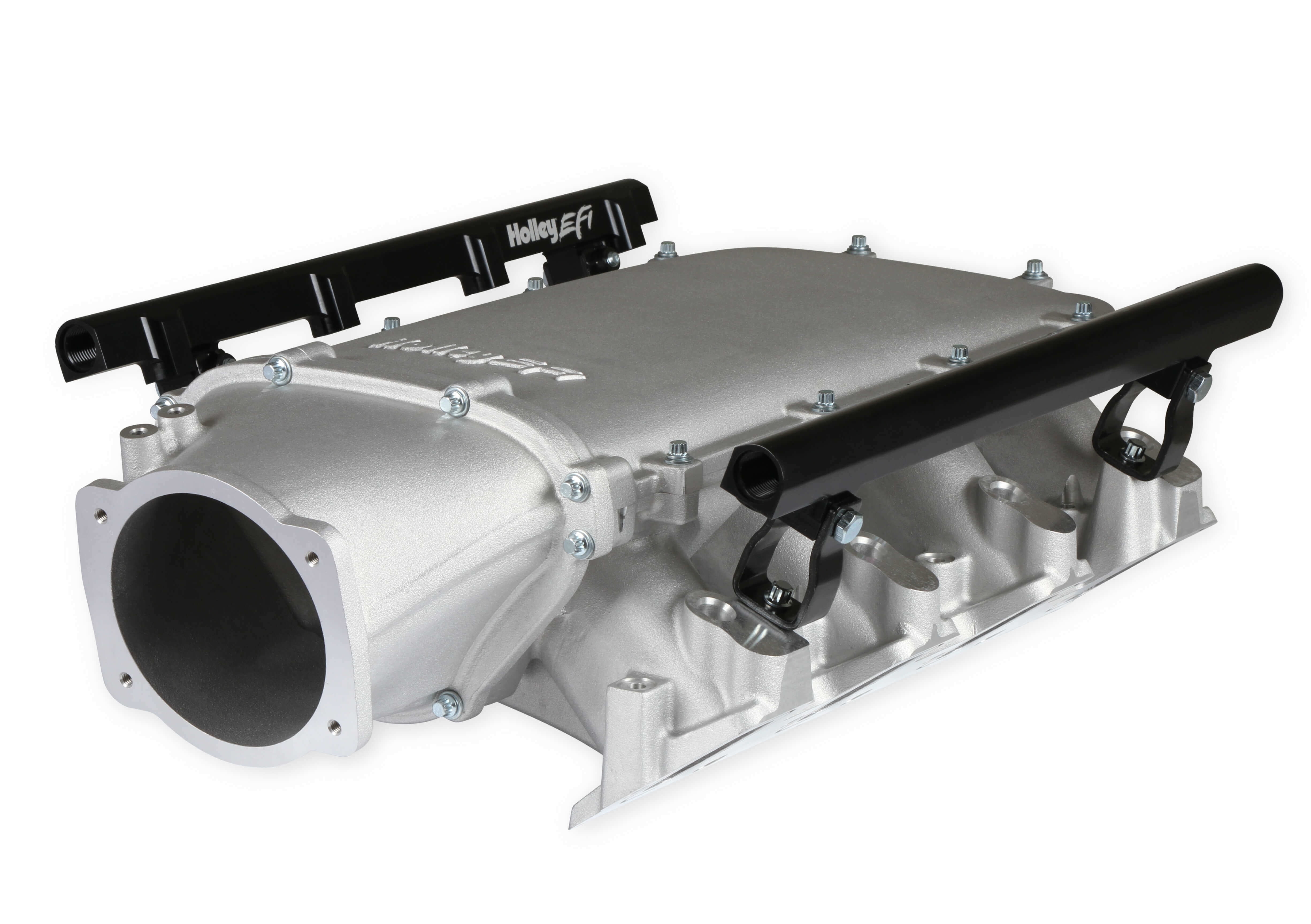 Holley 300-680 Ultra Lo-Ram Manifold Kit Single Injector Satin ...