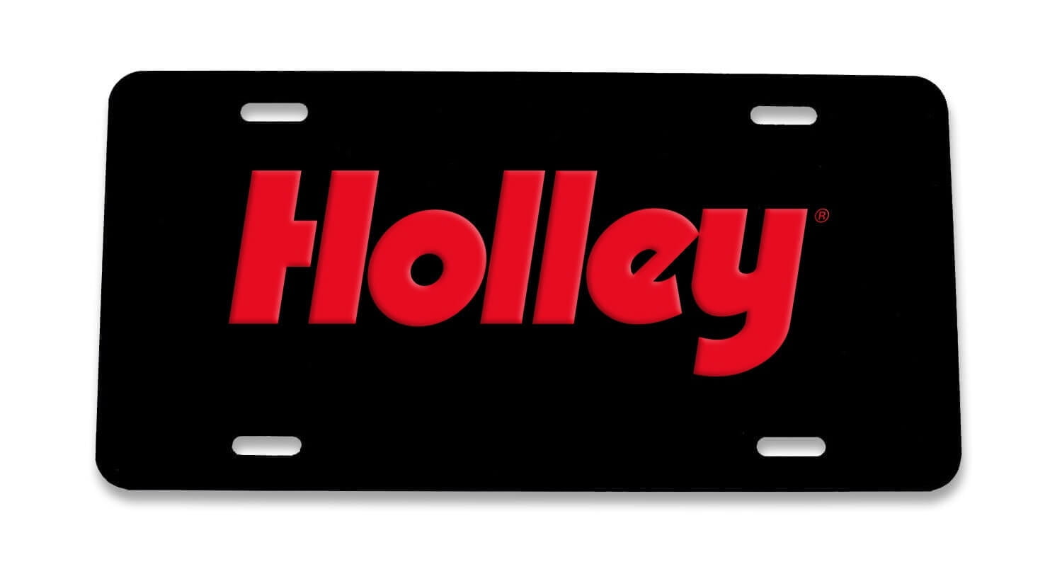 Holley 36-525 License Plate - Black/Red - Walmart.com