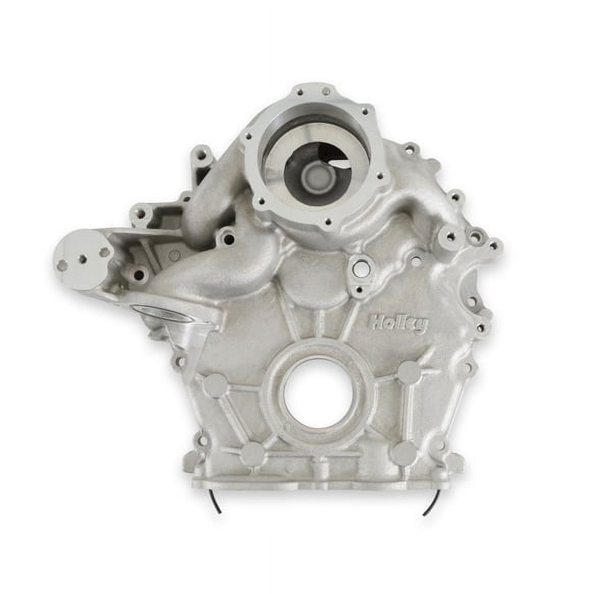 Holley 97-410 Timing Cover - Water Pump Manifold - High Mount - Natural ...