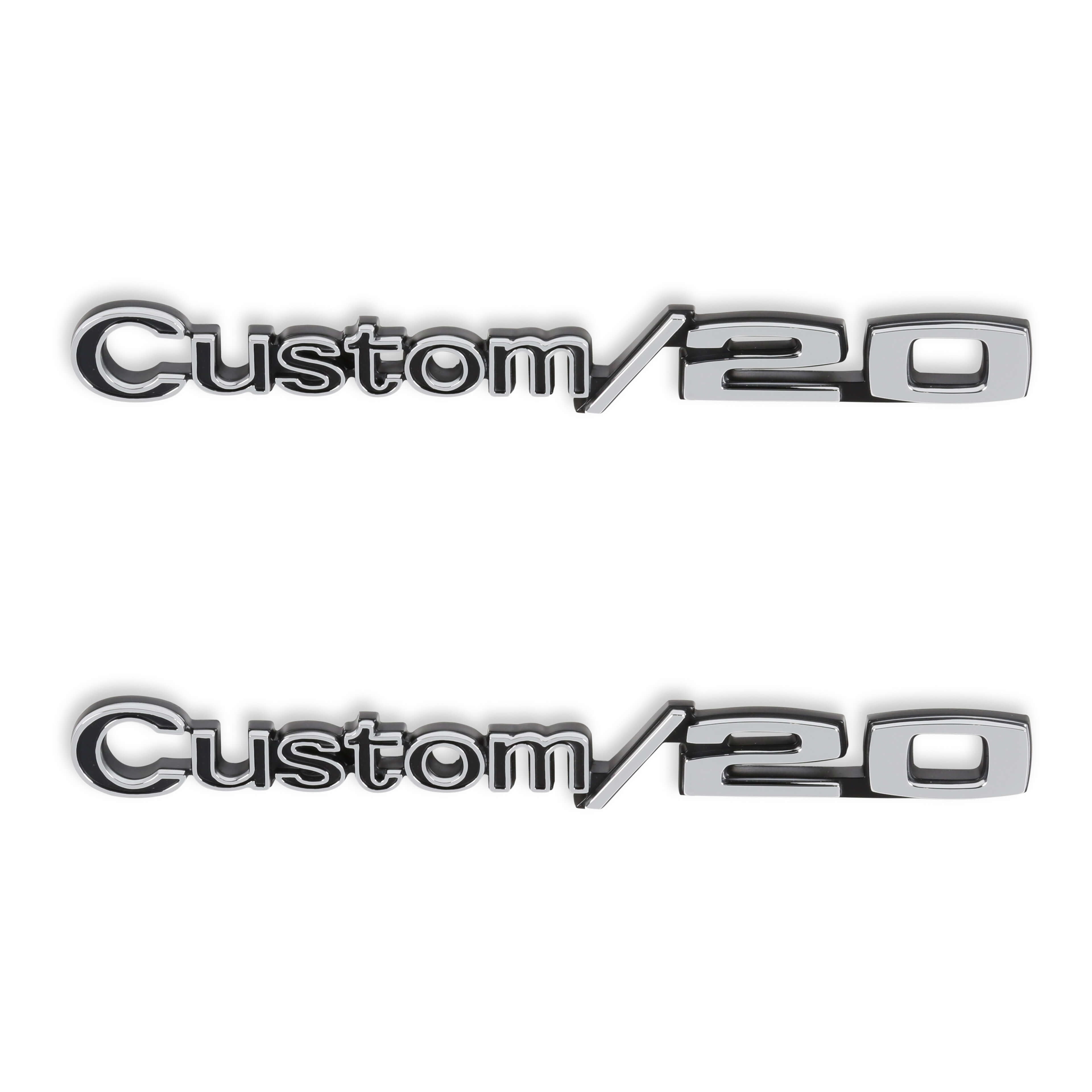 Holley Classic Trucks 04-586 Custom/20 Fender Emblems Fits select: 1969 ...