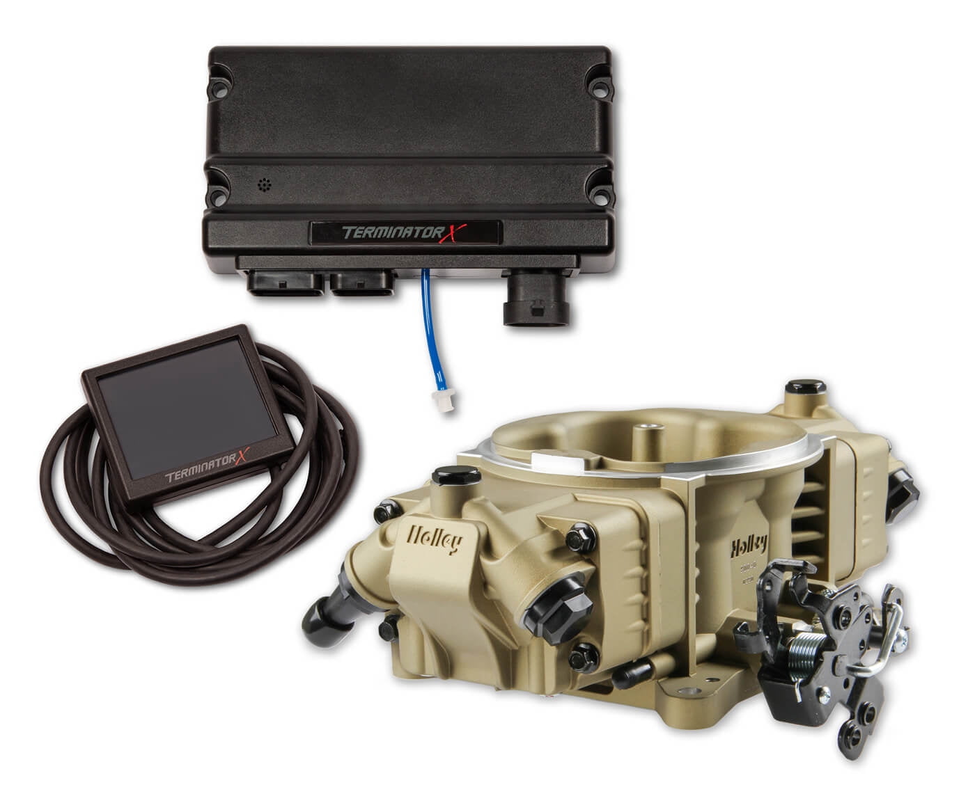 Holley EFI 550-1006 Terminator X Stealth 4150, Gold - Walmart.com