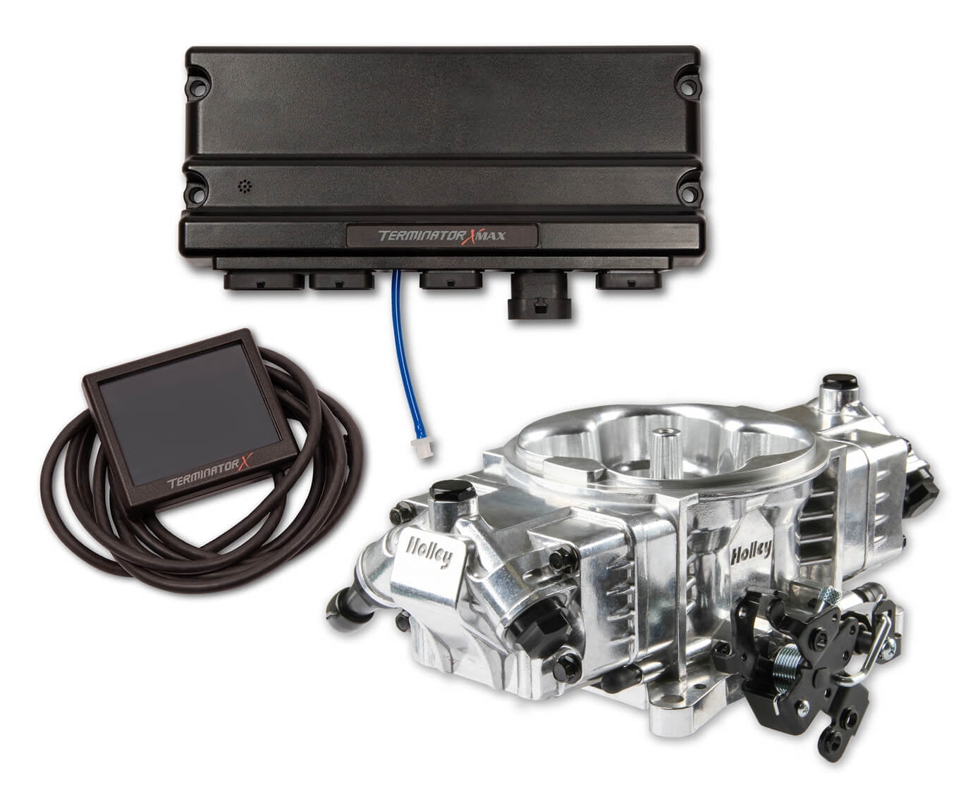 Holley EFI 550-1011 Terminator X Max Stealth 4150 with Transmission ...