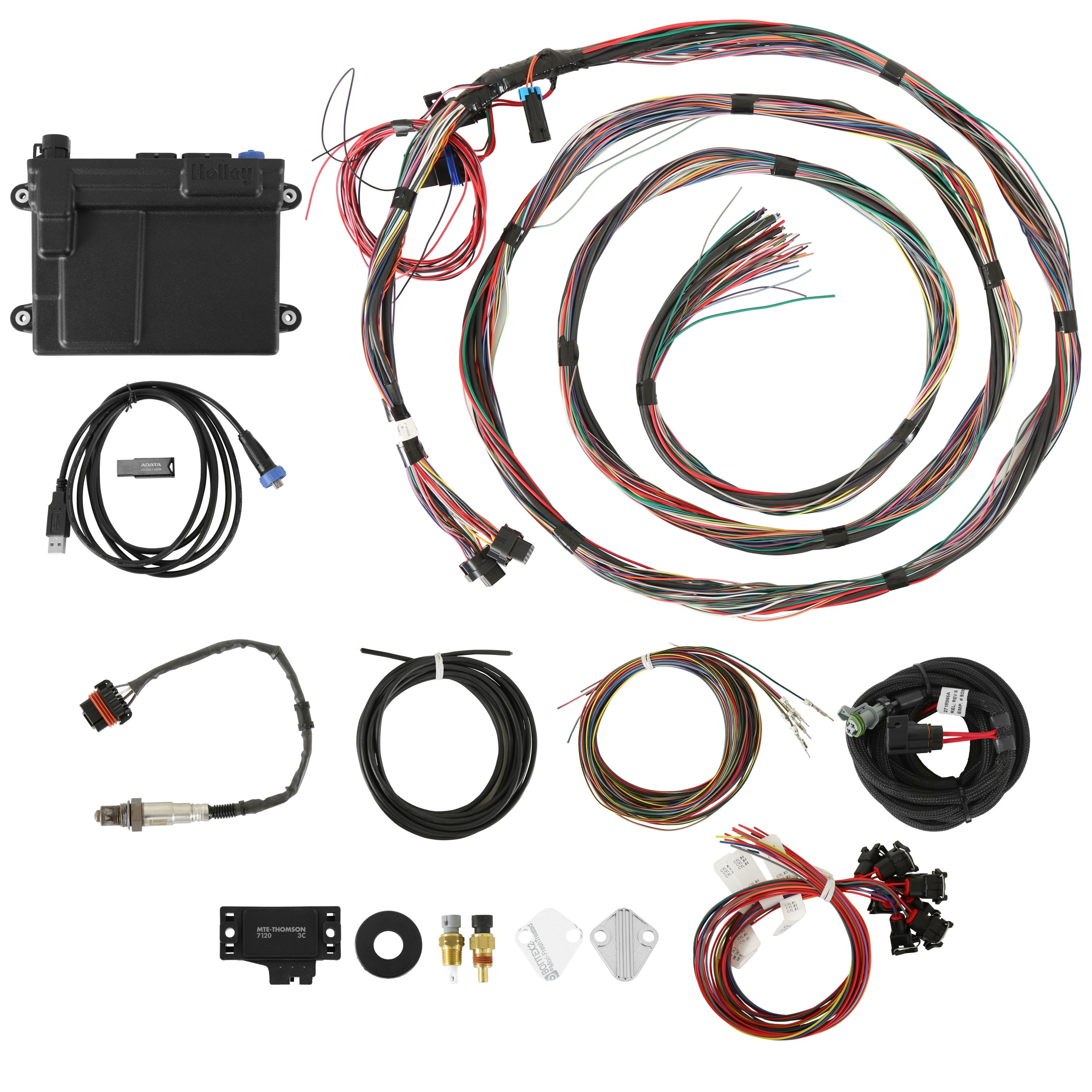 Holley EFI 550-605 HP EFI ECU & Harness Kits - Walmart.com
