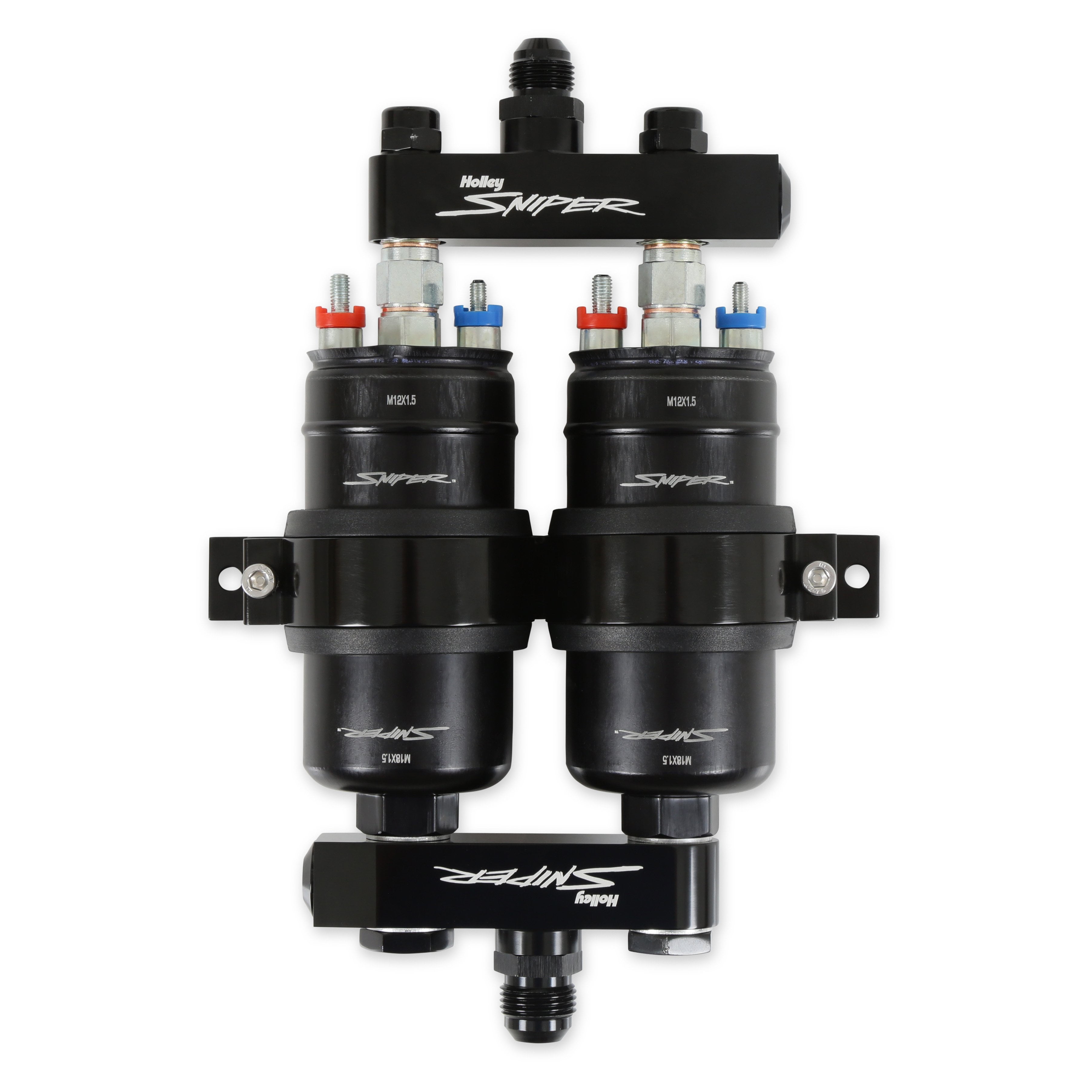 Holley Sniper 12-270 3.5 GPM Twin Fuel Pump and Manifold Kit - Walmart.com