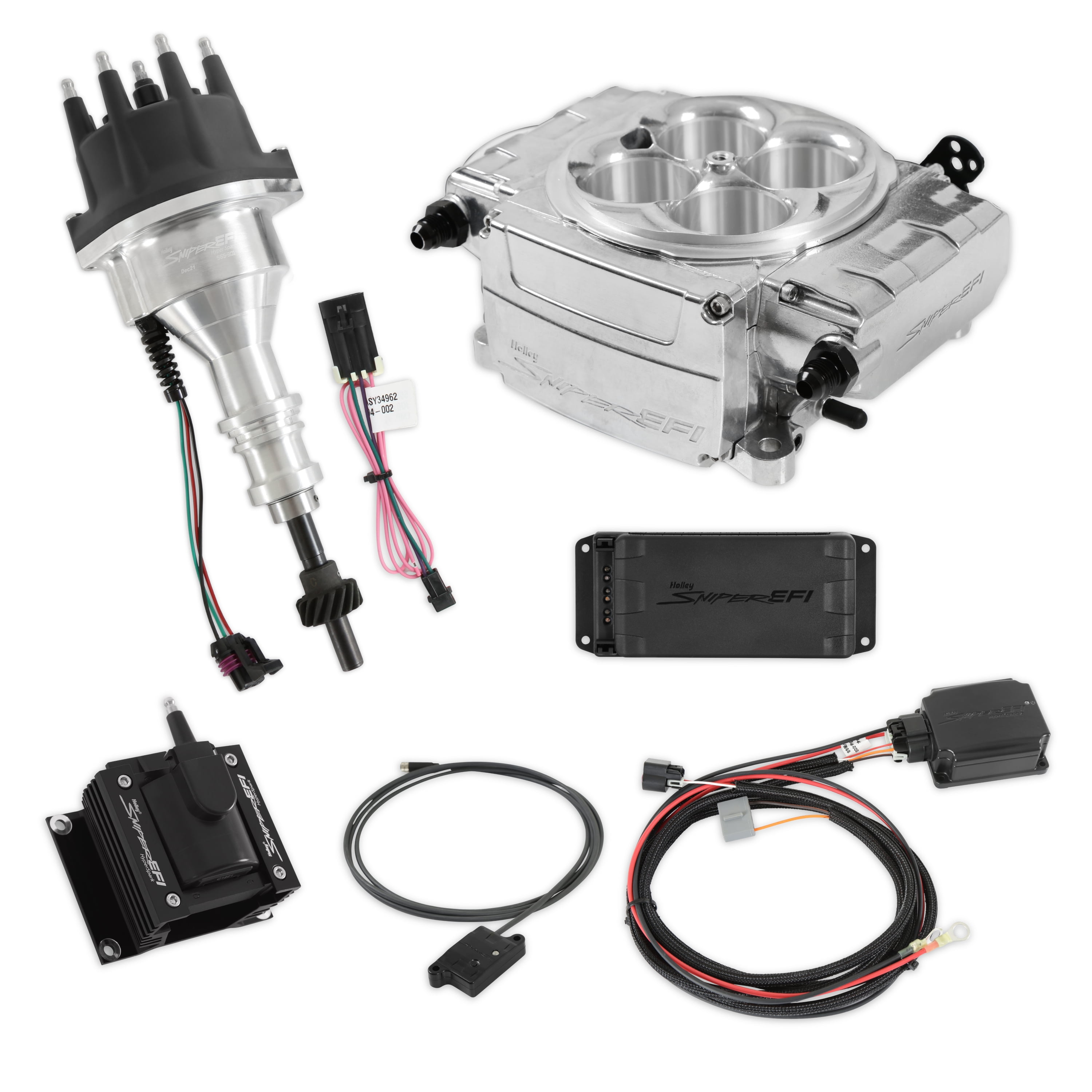 Holley Sniper EFI 550-510-BPX-SBF Sniper 2 EFI Bundle with HyperSpark ...