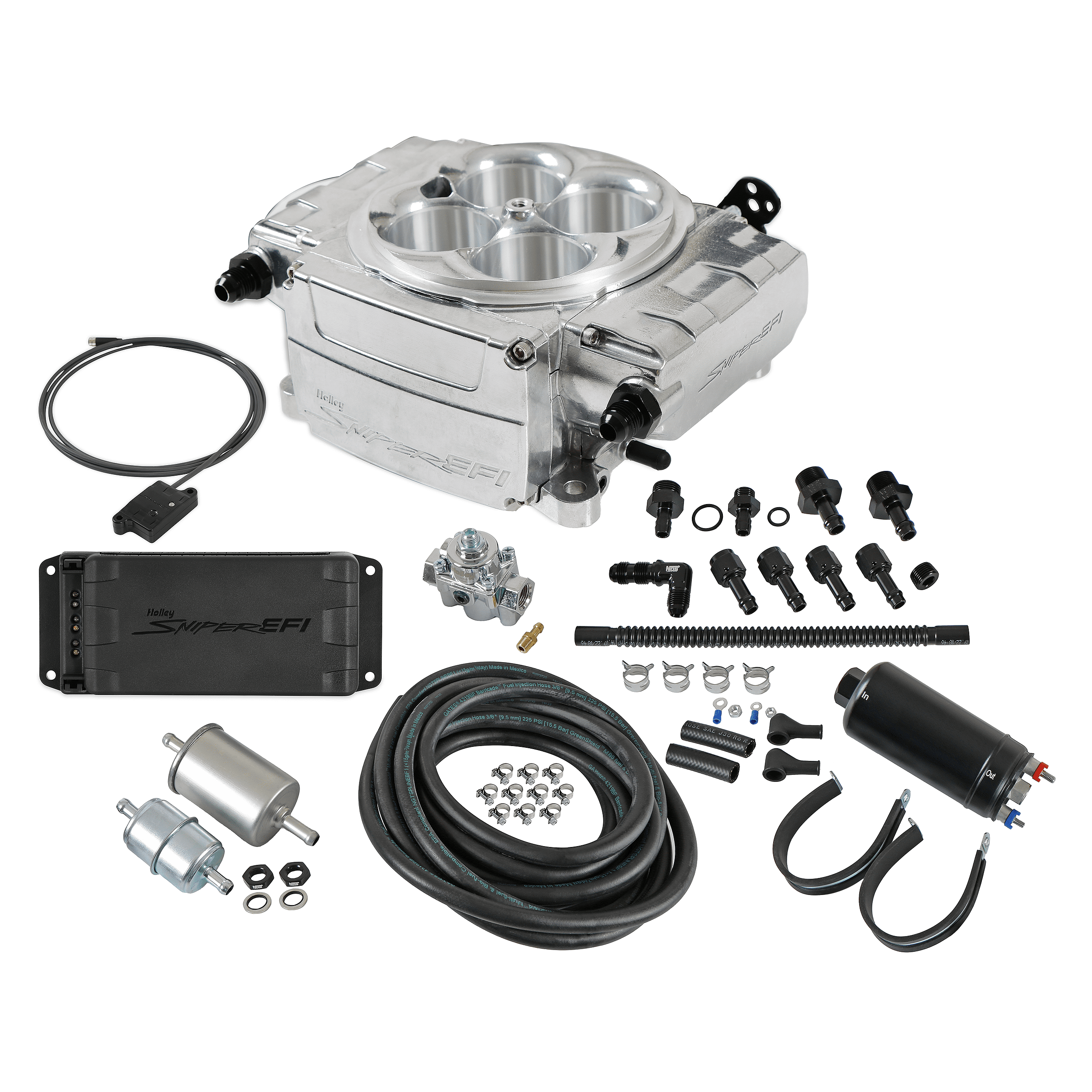 Holley Sniper EFI 550-510-BXK Holley Sniper 2 EFI - Polished - Walmart.com