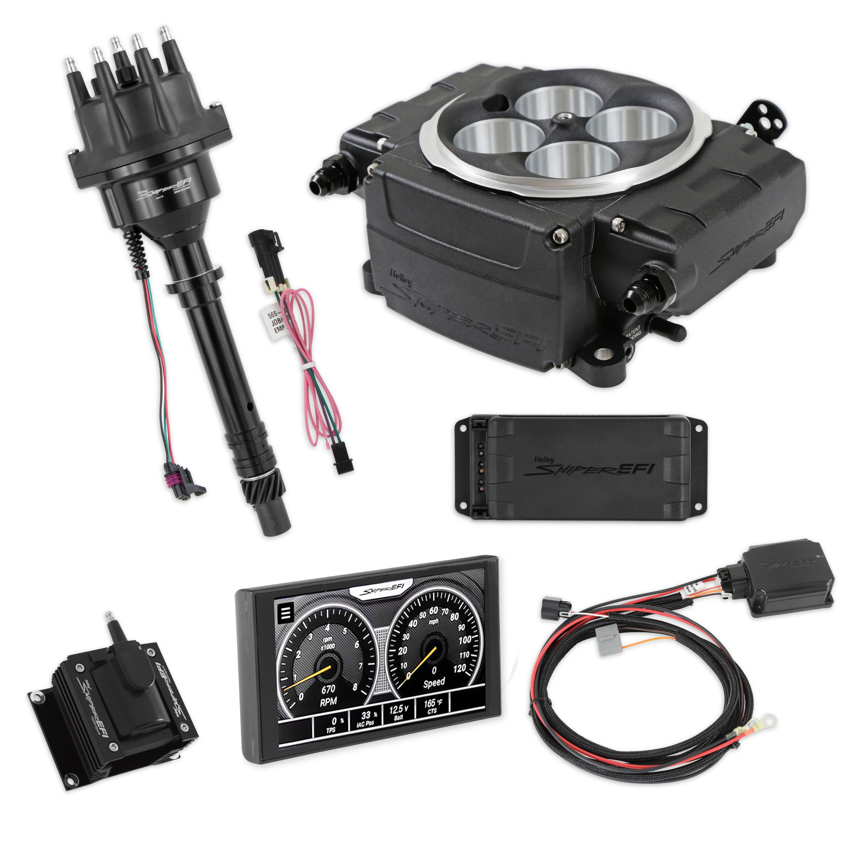 Holley Sniper EFI 550-511-5PX-SBC Sniper 2 EFI Bundle with HyperSpark ...