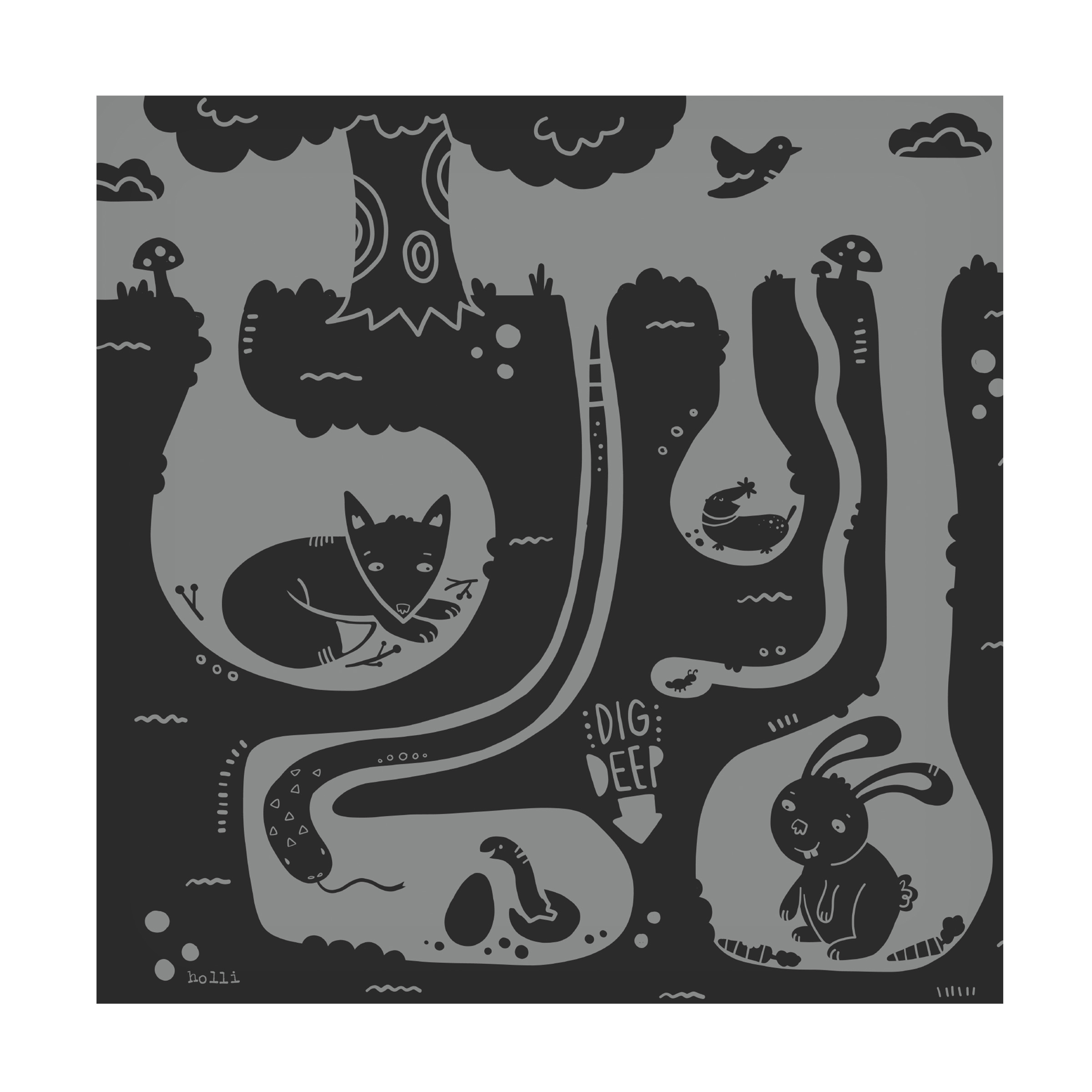 Holli Conger 'Papercuts Kiddo 2' Canvas Art - Walmart.com