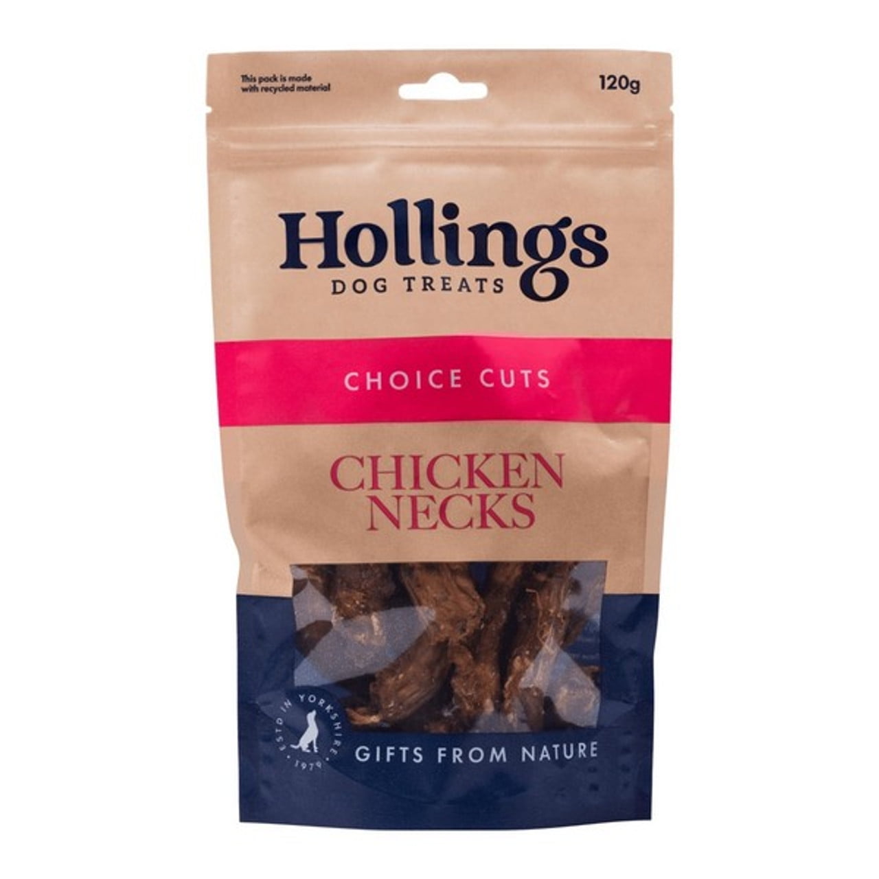 Hollings 100% Natural Chicken Necks 120g Case of 8 - Walmart.com