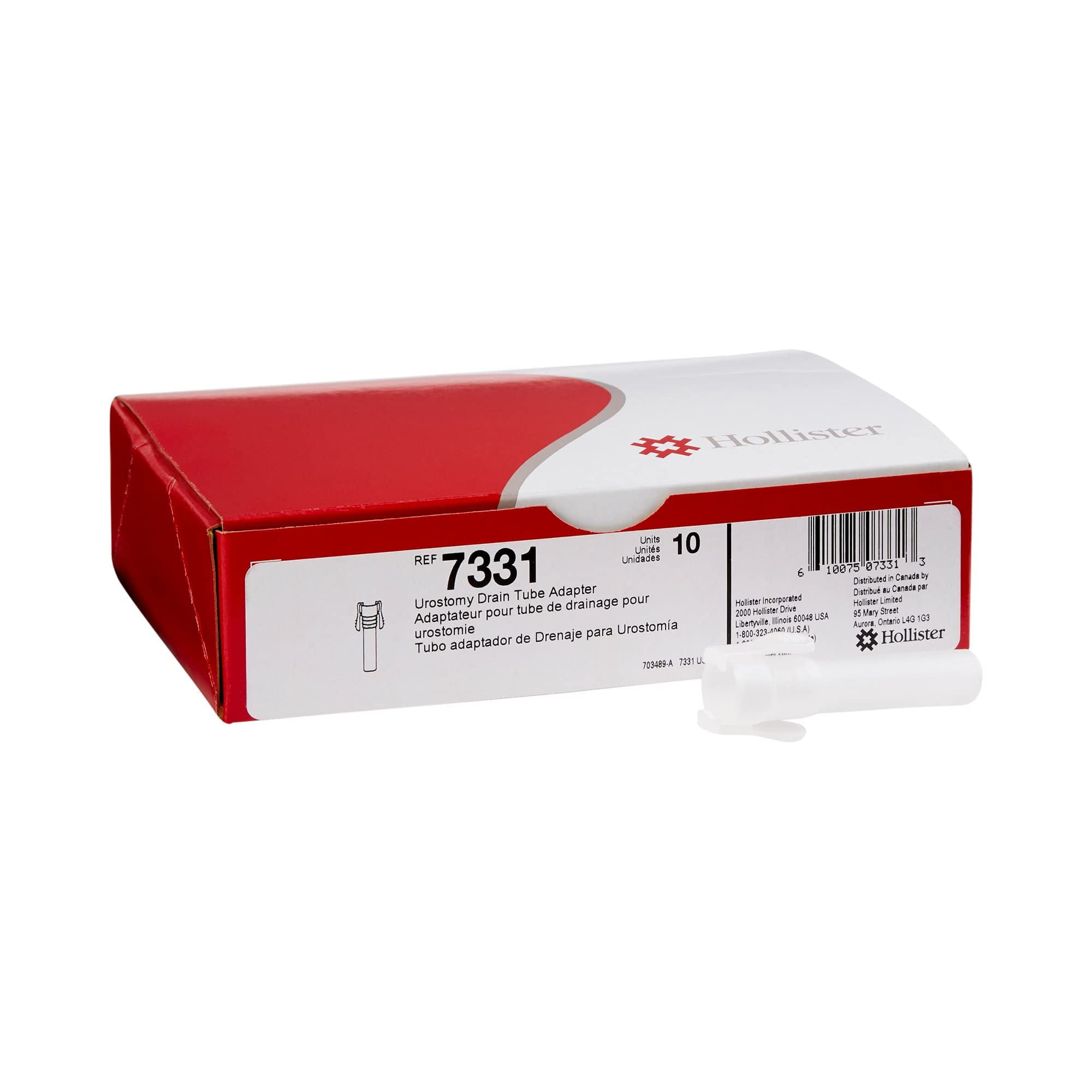 Hollister 7331 Urostomy Drain Tube Adapter- 10 Pack - Walmart.com