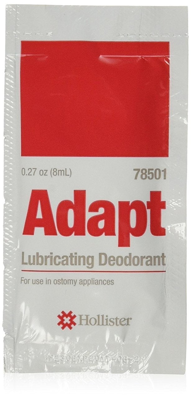Hollister Adapt Lubricant Deodorant Sachet Packets 8 oz.-Box of 50 ...