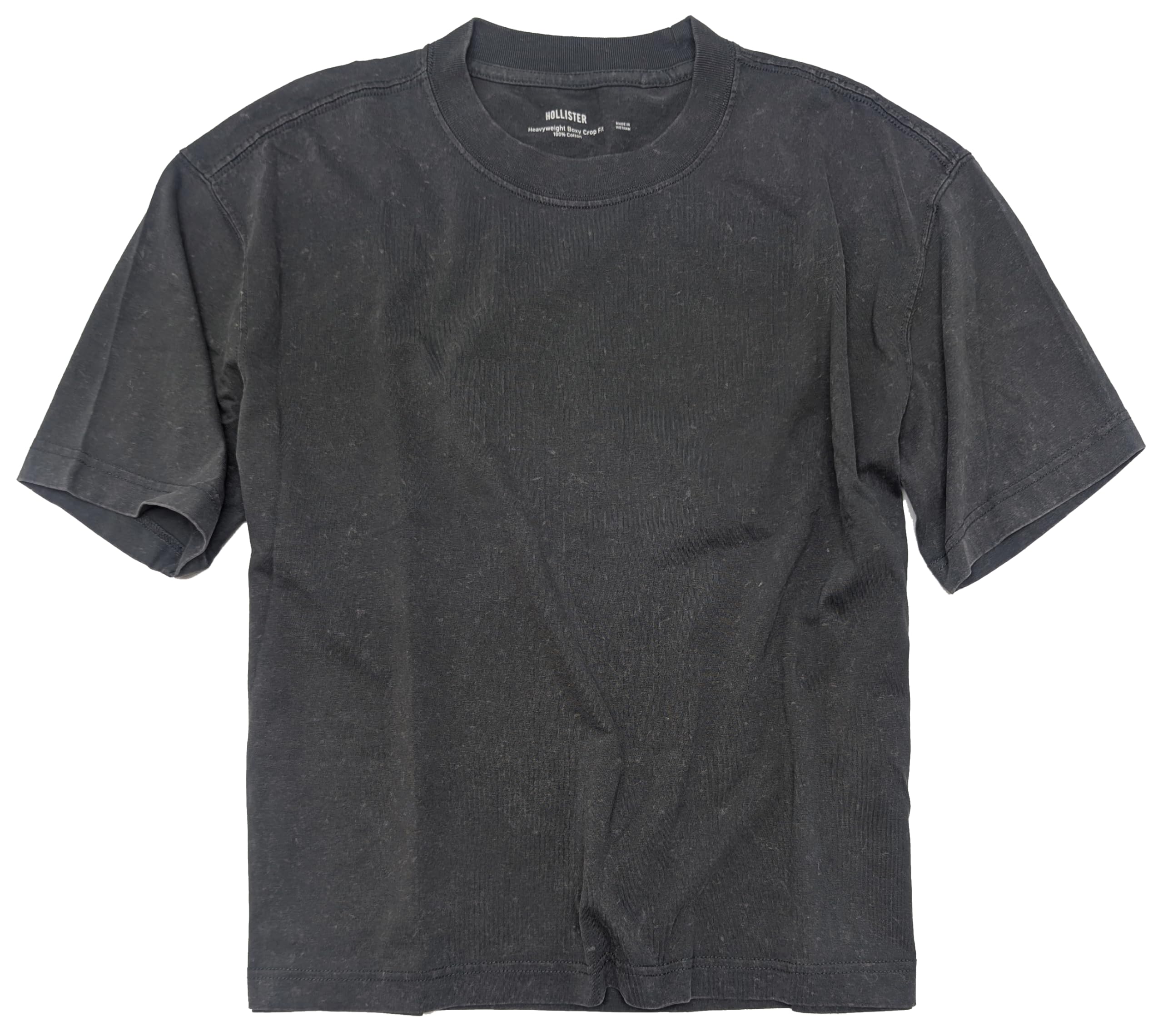 Hollister California Men's Boxy Crop Heavyweight Washed T-Shirt HOM-2 ...