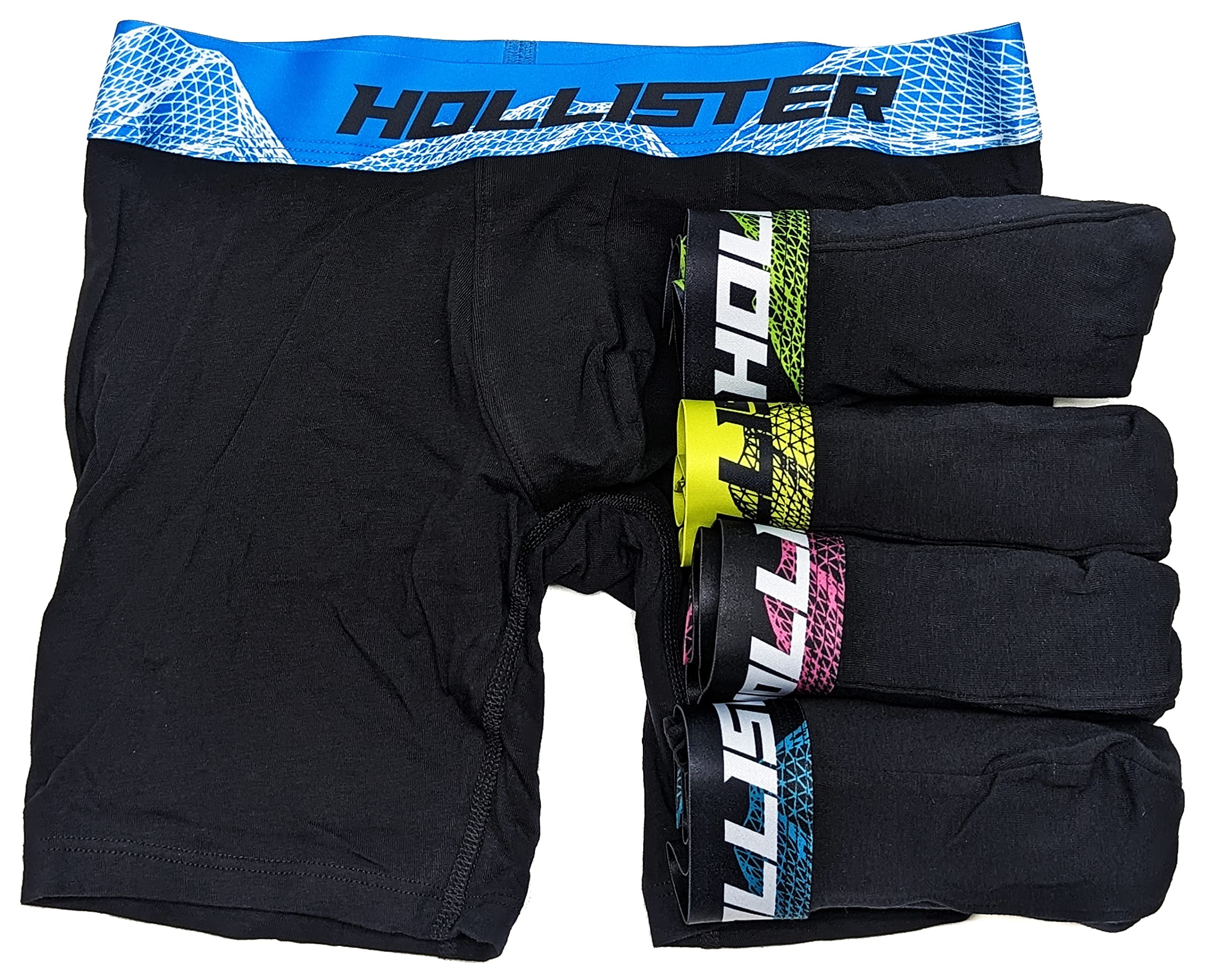 Hollister California Men's Epic Flex Longer-Length Trunk (3, 4 or 5-Packs) (7" Inseam) (0855-900 ...