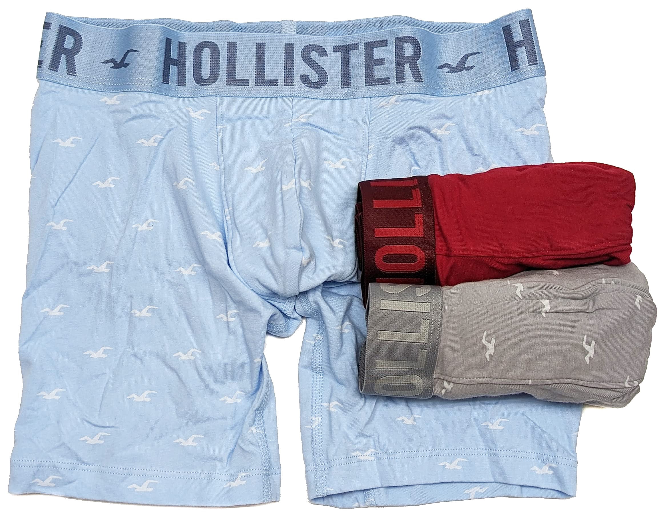 Hollister California Men's Epic Flex Longer-Length Trunk (3, 4 or 5 ...
