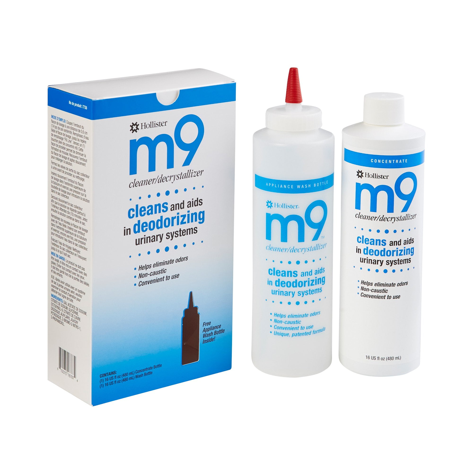 Hollister M9 Urinary Drainage System Cleaner/Decrystallizer 16 oz. 7736 ...