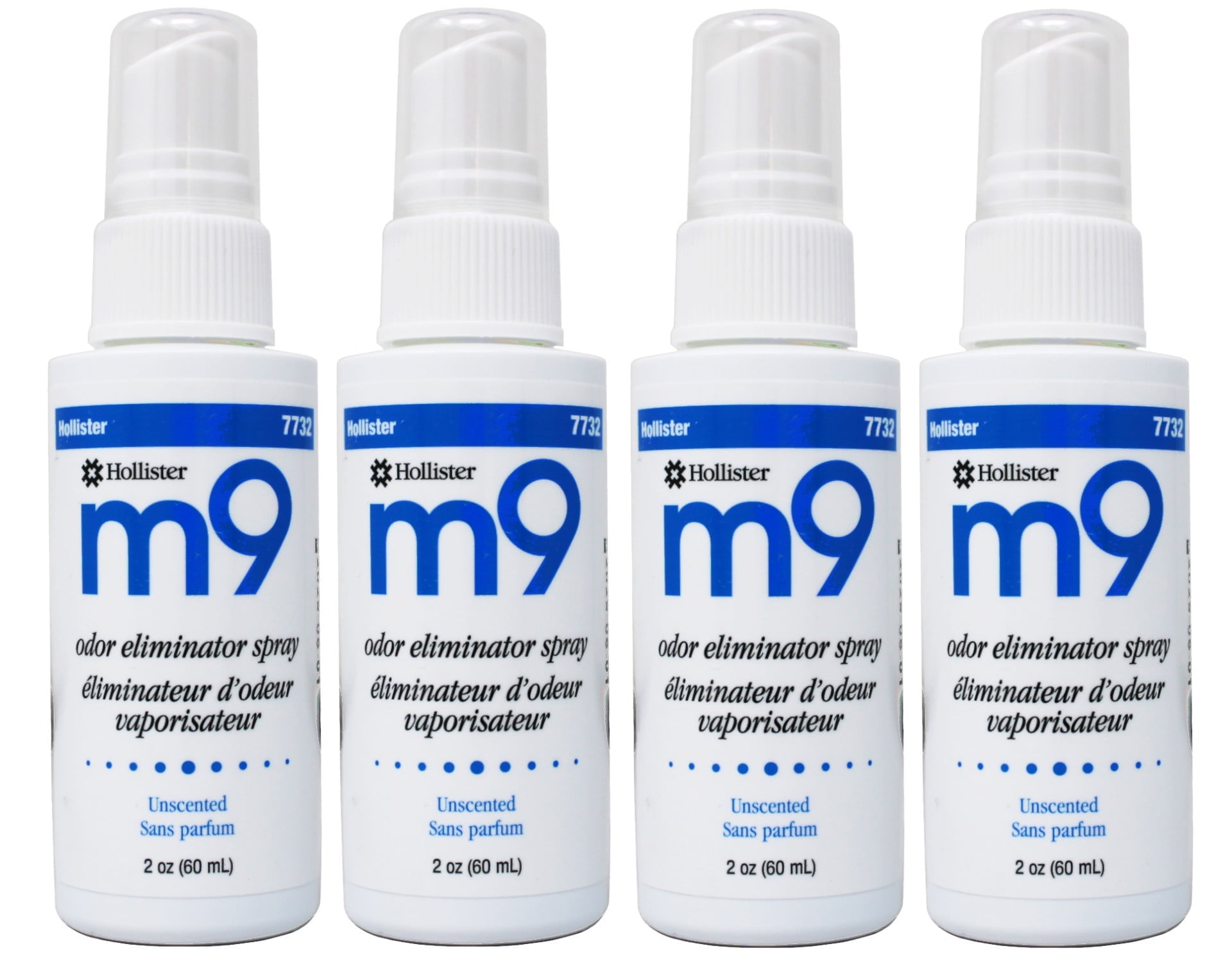 Hollister m9 Odor Eliminator Spray, Unscented, 2oz Pump Bottle, Pack of ...