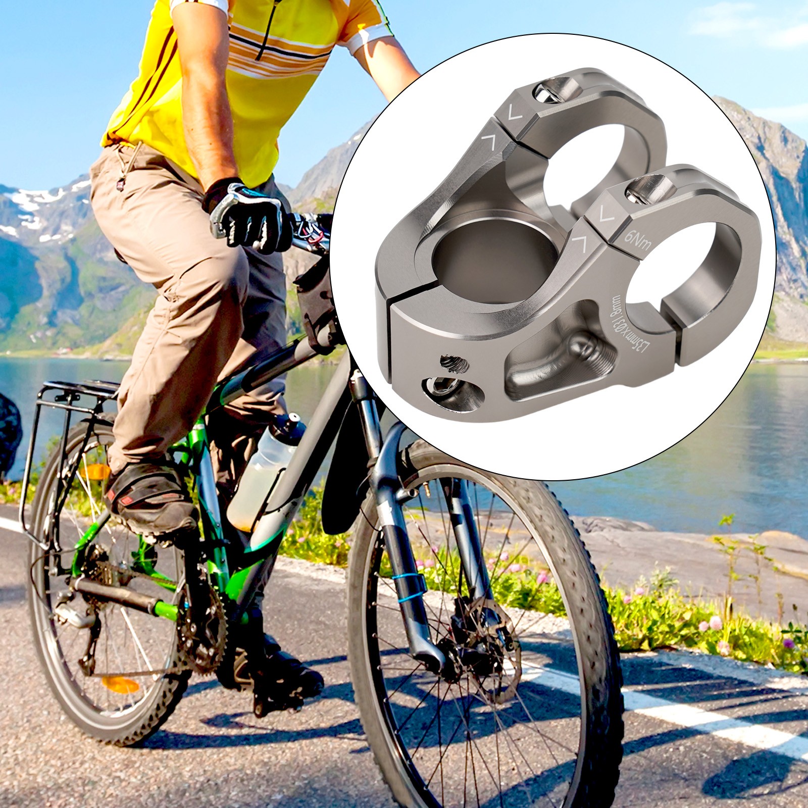 Hollow Aluminum Alloy MTB Stem Short 35MM Ultralight Riser for Bicycles ...