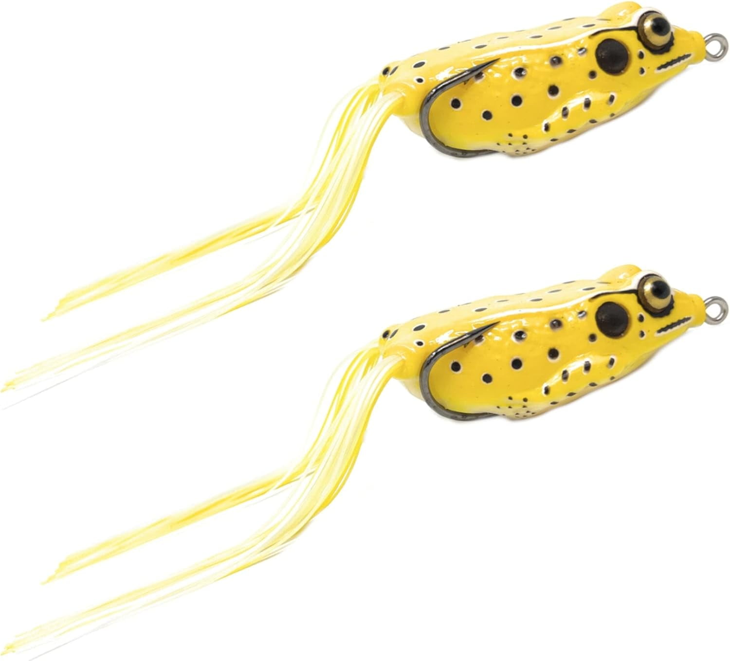Hollow Body Frogs for Bass Fishing - Ultra Realistic Weedless Top Water ...