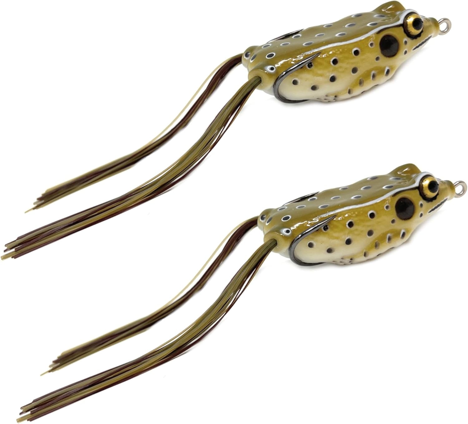 Hollow Body Frogs for Bass Fishing - Ultra Realistic Weedless Top Water ...