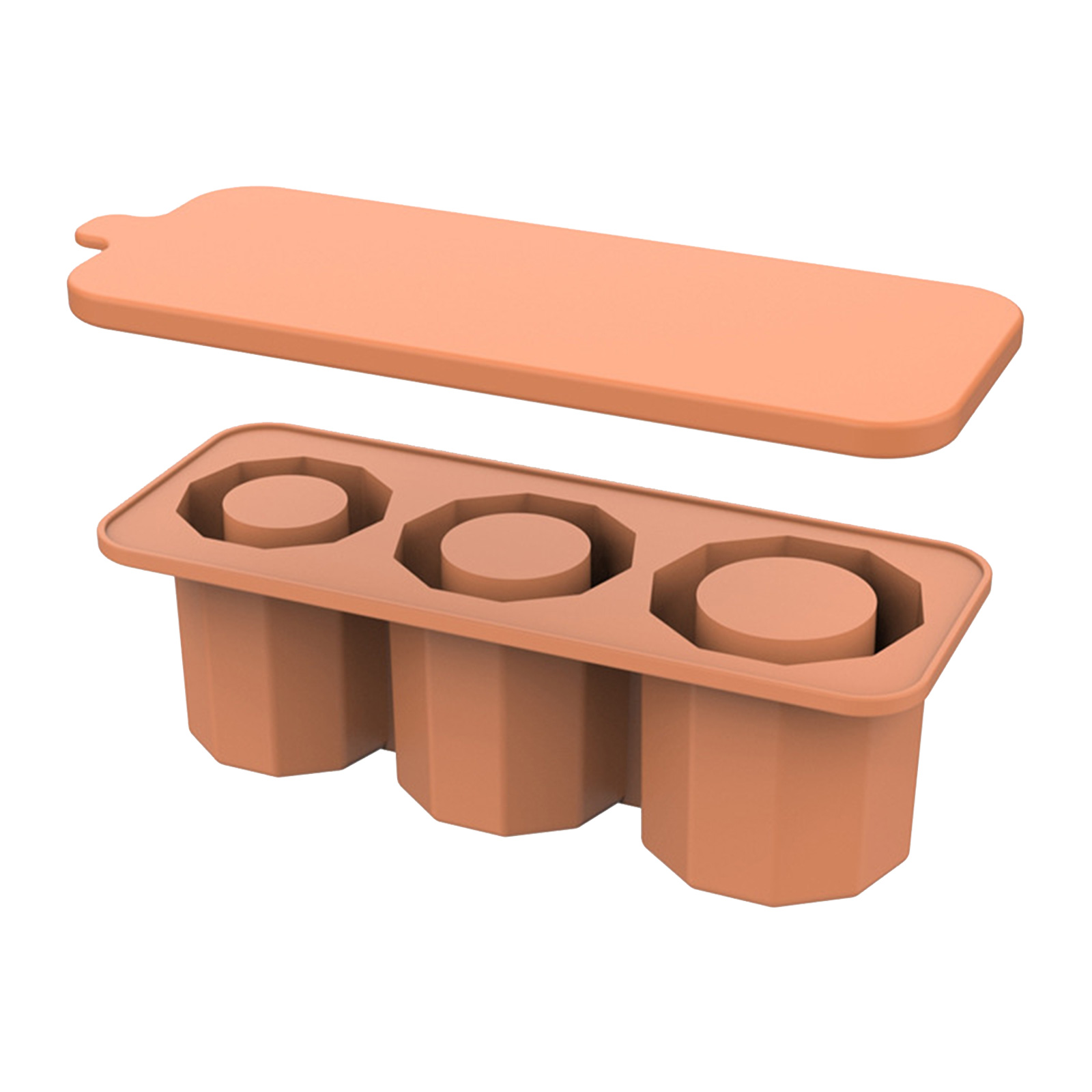 Hollow Cylinders Tray Convenient Maker Molds Ice Lattices Container ...