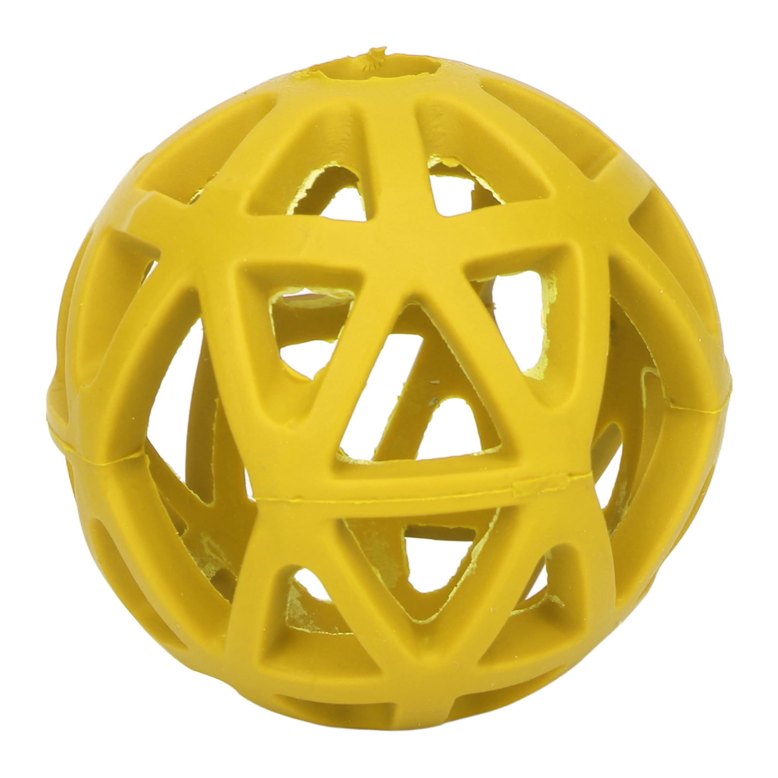 Hollow Dog Ball(Yellow),Bite Resistant Teeth Grinding Interactive ...