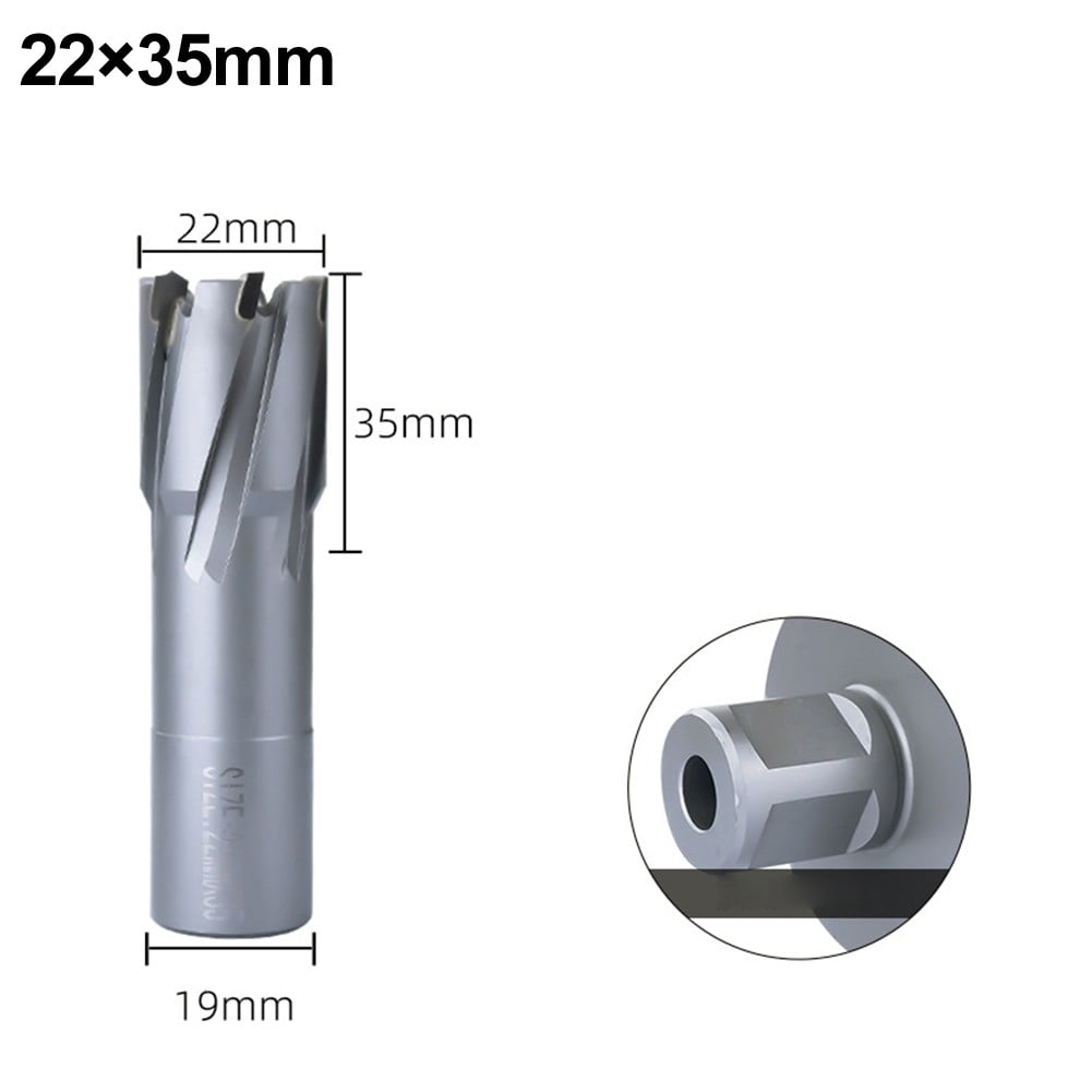 Hollow Drill Bit Magnetic Drill Hole Reaming Drill Bit 35mm 50mm Deep ...