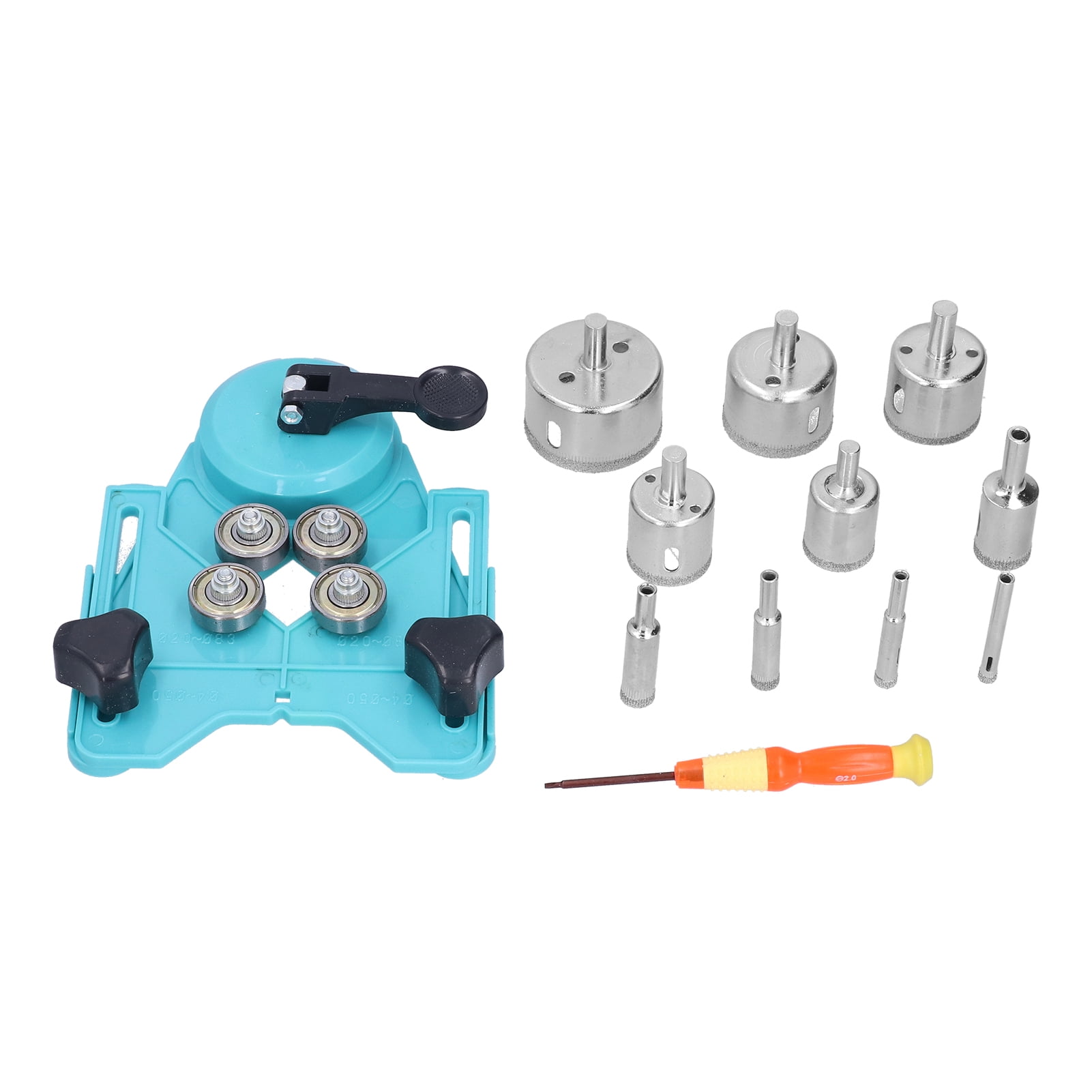 Hollow Drill Hole Saw Set Diamond Drilling Bits Tile Opener with ...