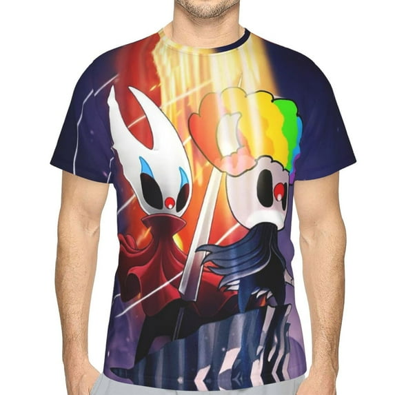 Hollow Game Kni-ght Casual Men's T-Shirts Classic Crew T-Shirt Tops ...