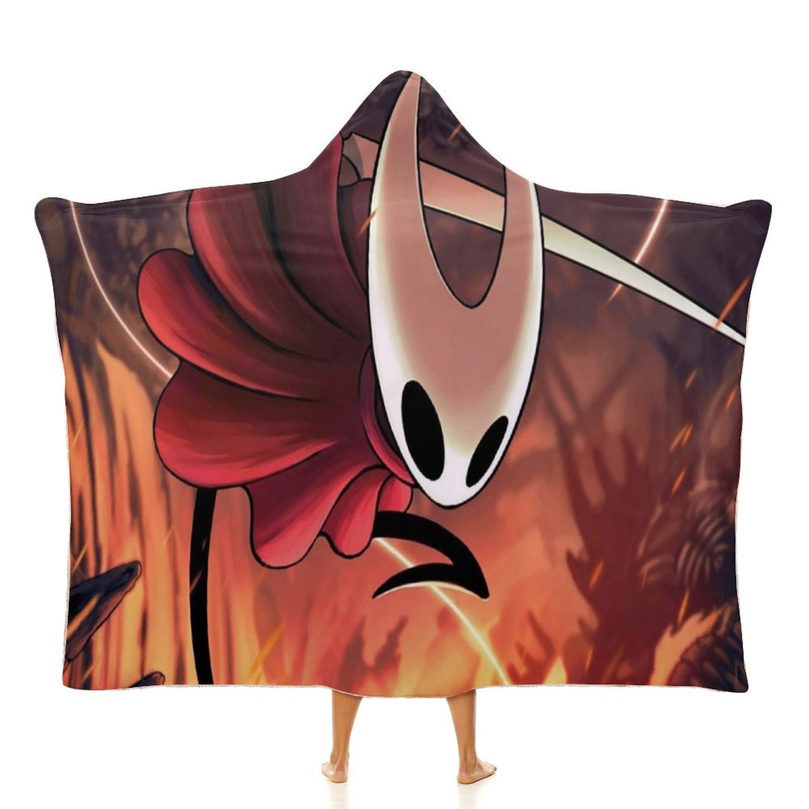 Hollow Game Kni-ght Silksong Cloak Hooded Blankets Soft Wearable ...