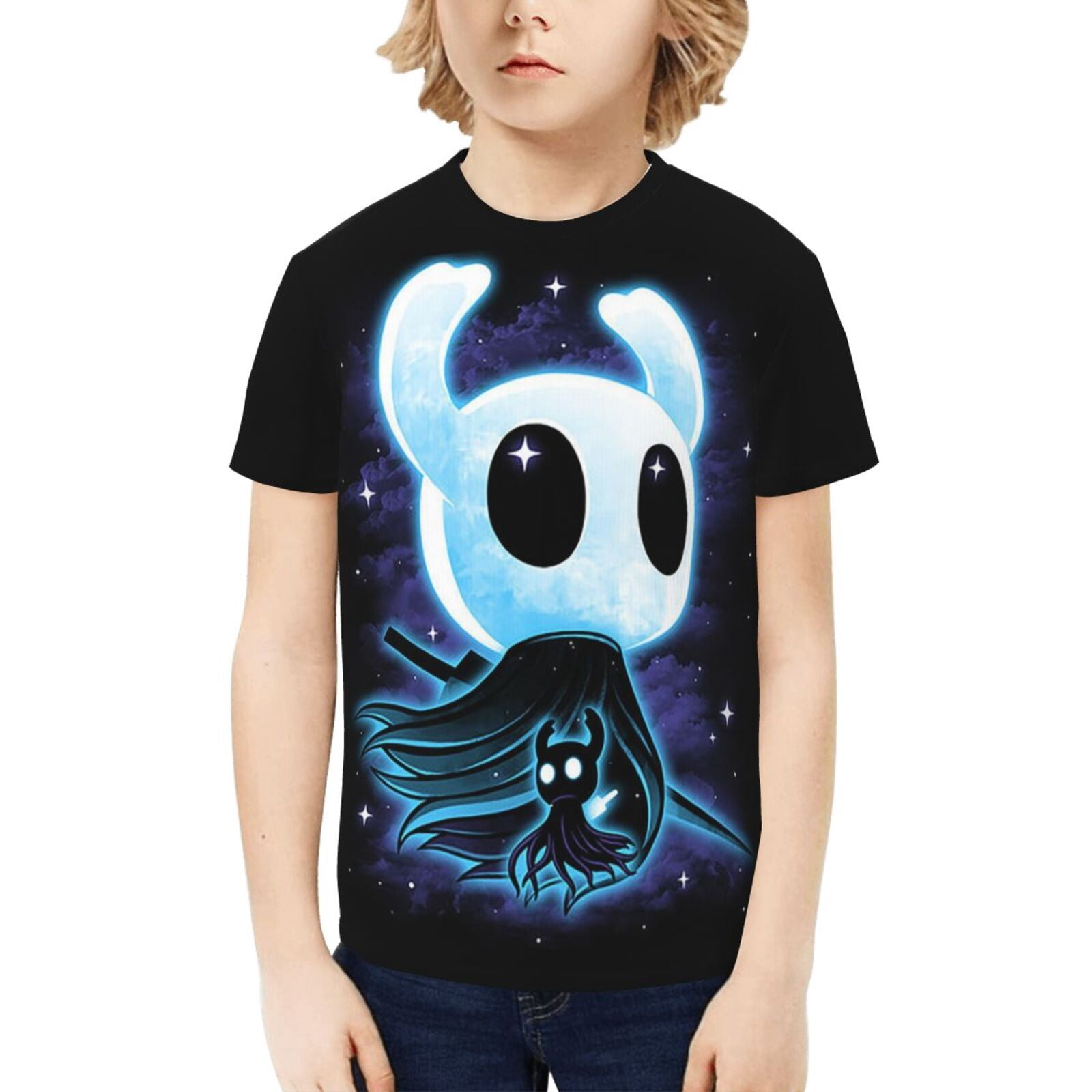 Hollow Game Kni-ght Silksong Teen T-shirt Shirts Youth Short Sleeve ...