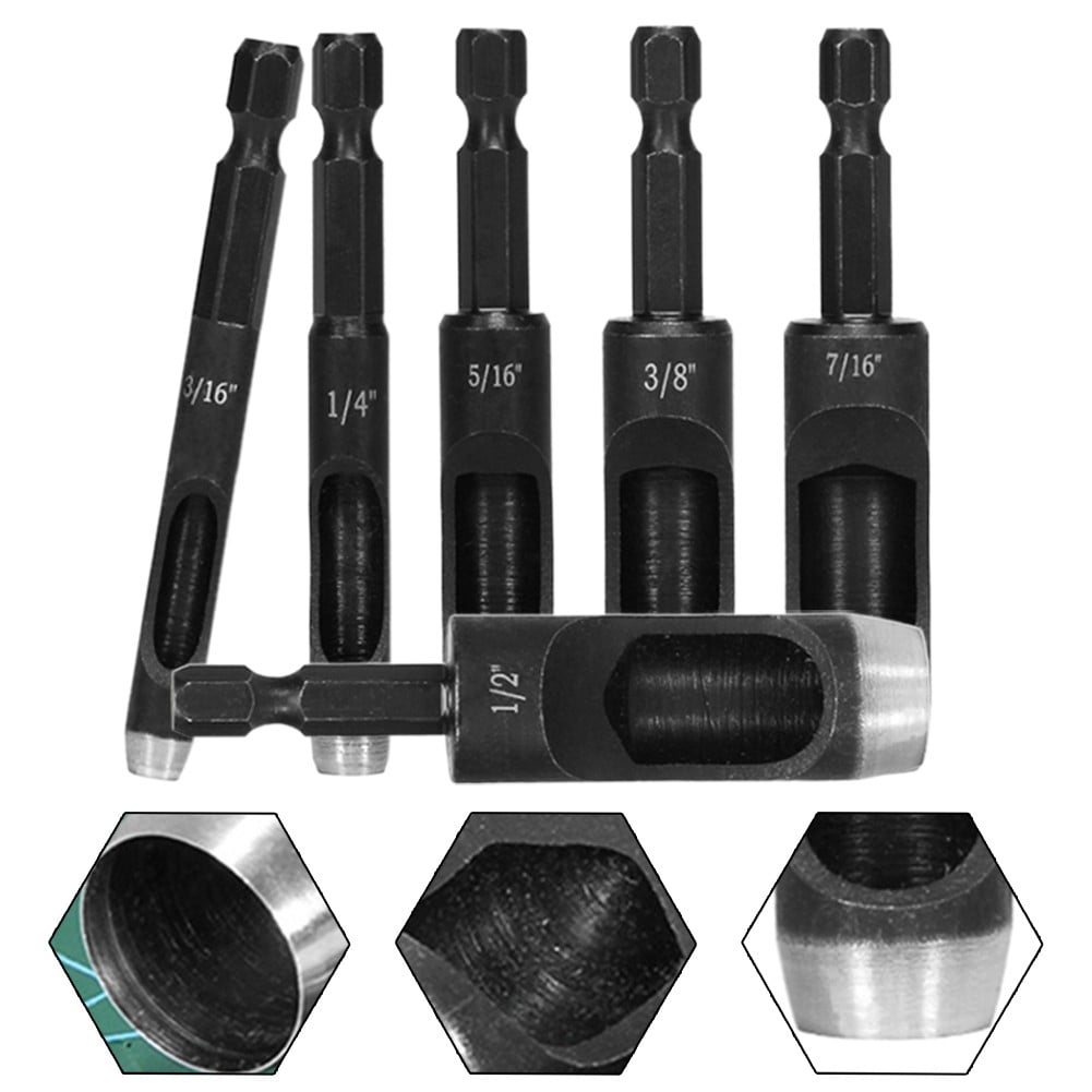 Hollow Hole Punches For Electric Drill Punching Tool For Leather Craft ...