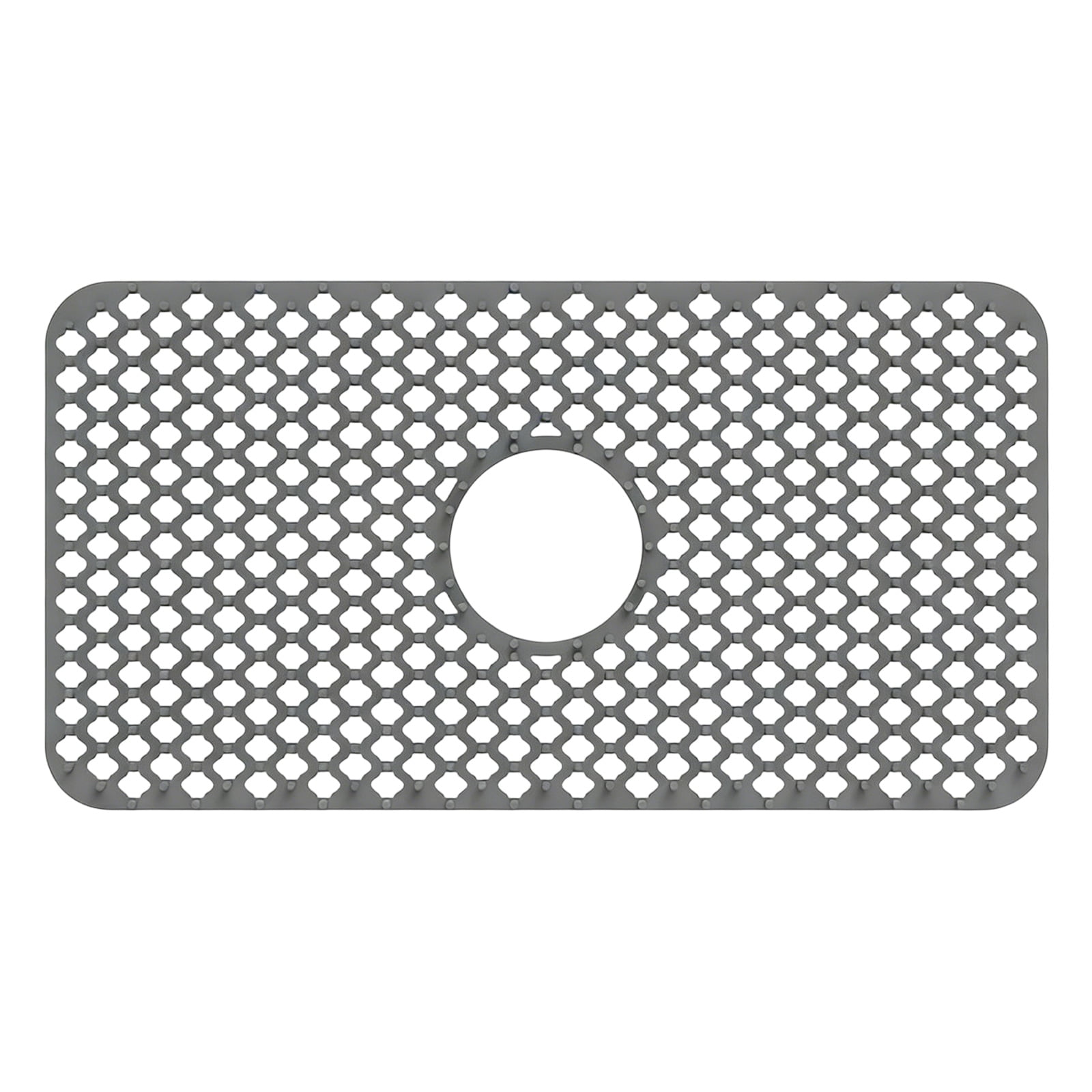 Hollow Insulated Kitchen Sink Mat Basins Draining Pad with Drain Holes ...
