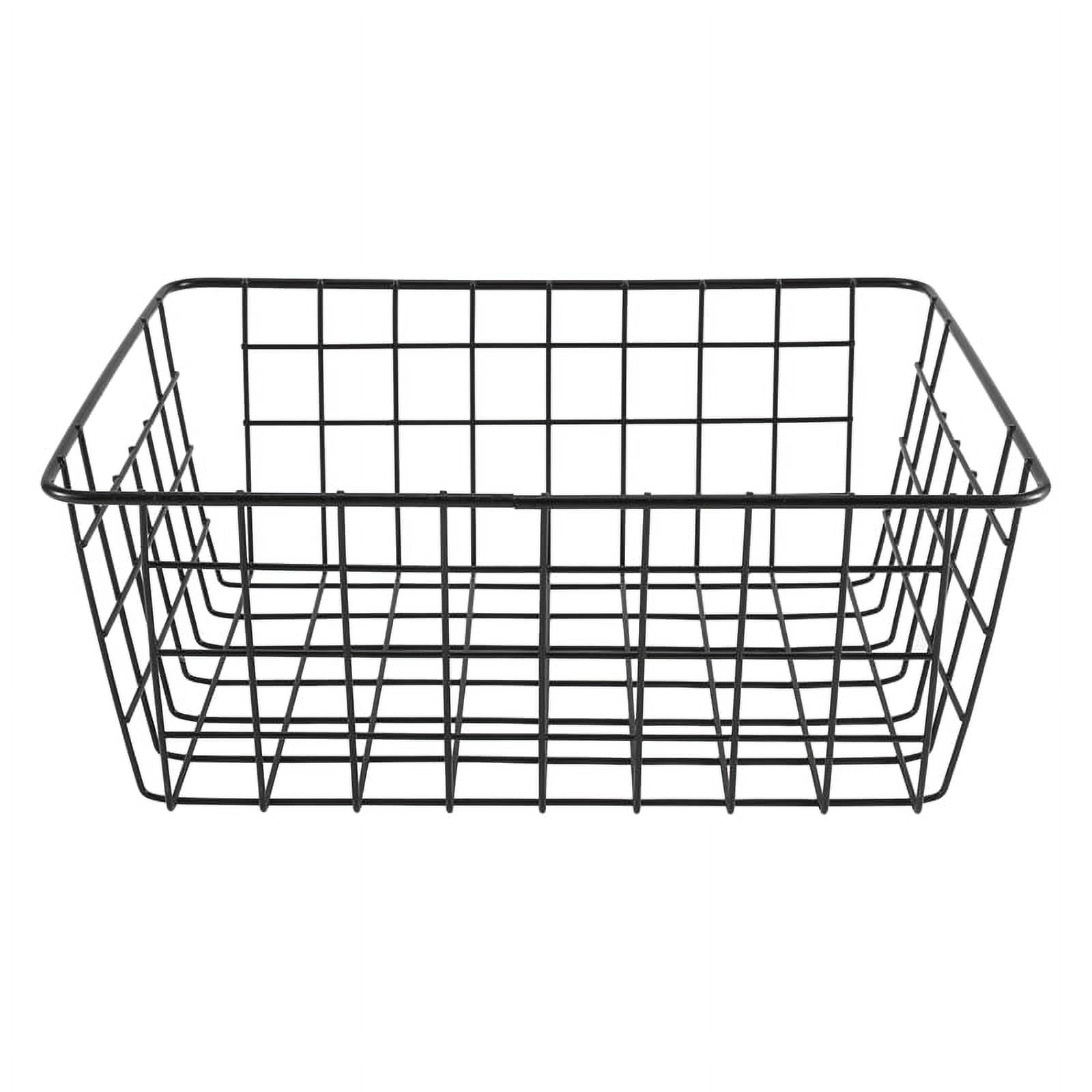 Hollow Iron Wired Basket, Storage Baskets Metal Basket Without ...