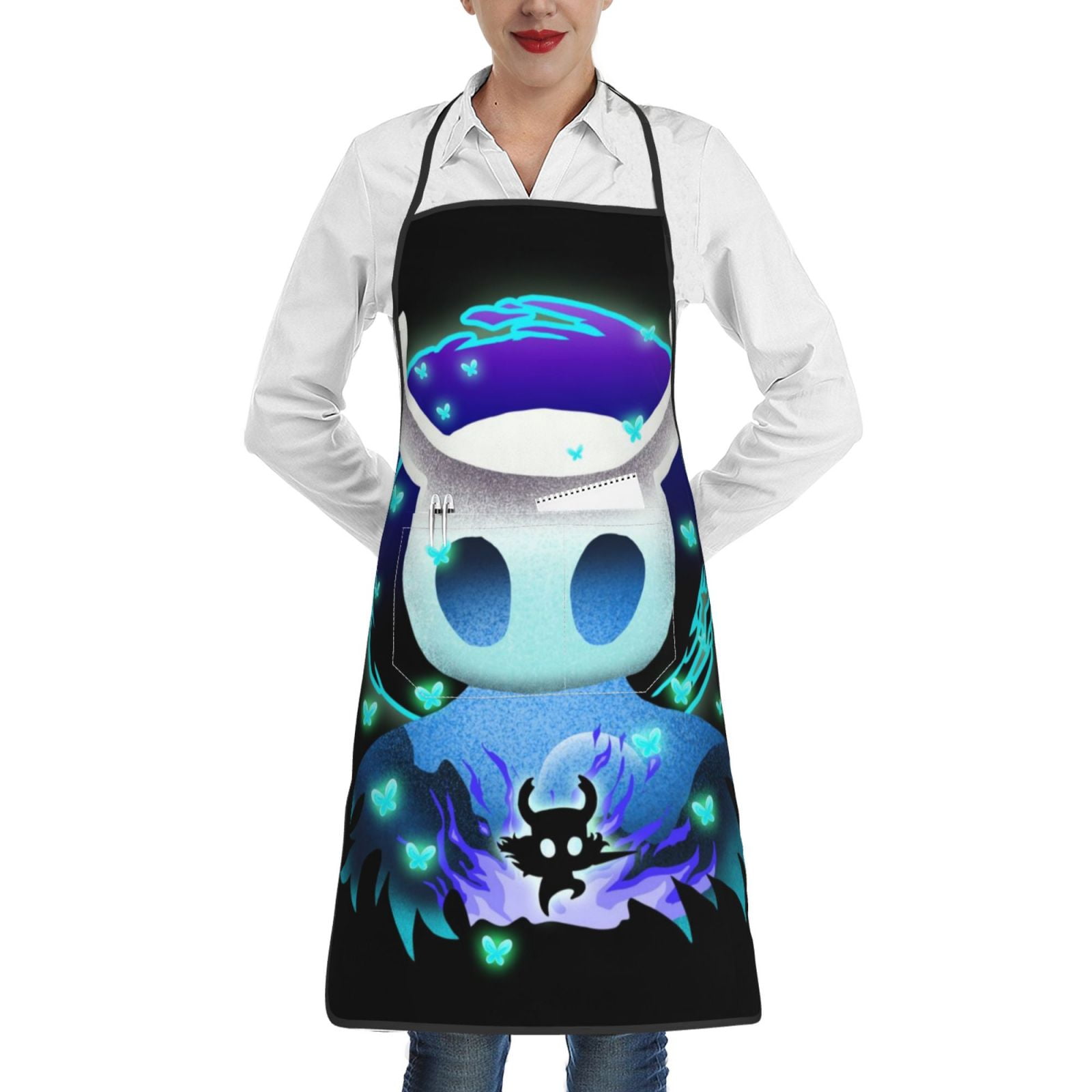 Hollow Knight Apron With 2 Pockets For Cooking Baking Painting For Men ...