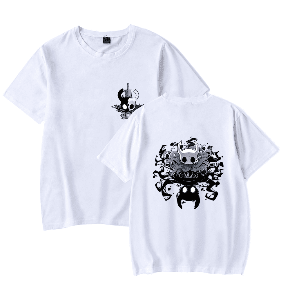 Hollow Knight BW T-shirt unisex pure cotton short sleeved fashion T ...