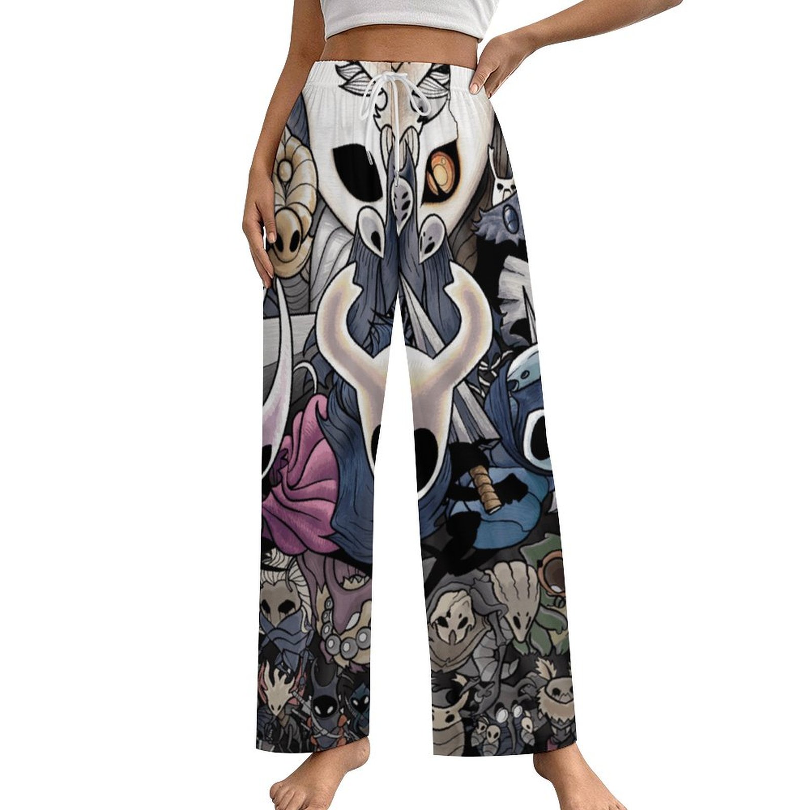 Hollow Knight Boss Home Pajama Pants For Womens Comfortable Soft Lounge ...