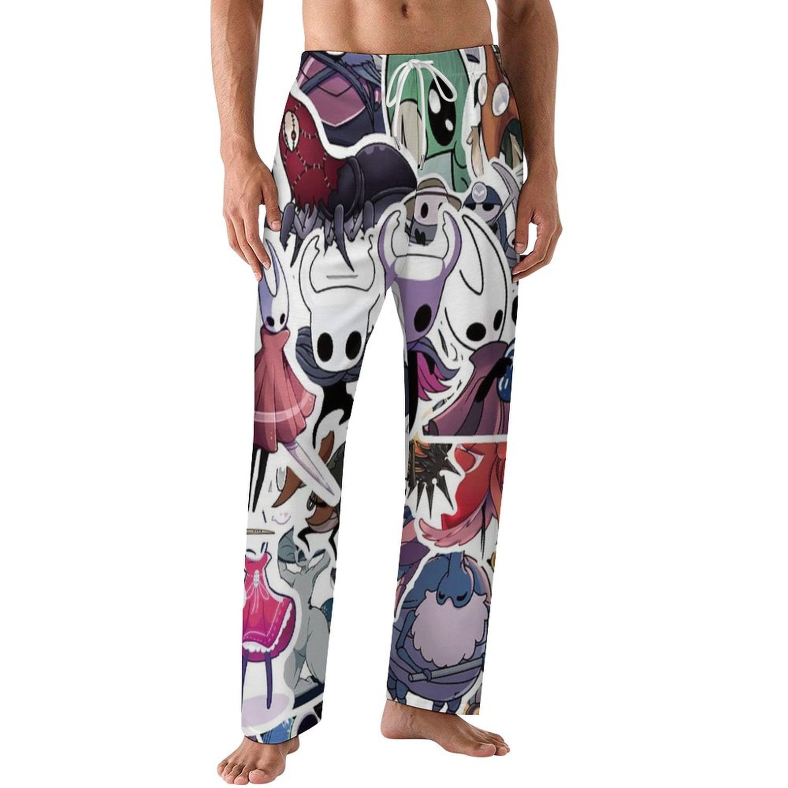 Hollow Knight Cartoon Mens Pajama Pants Cozy Soft Lounge Sleep Pajamas ...