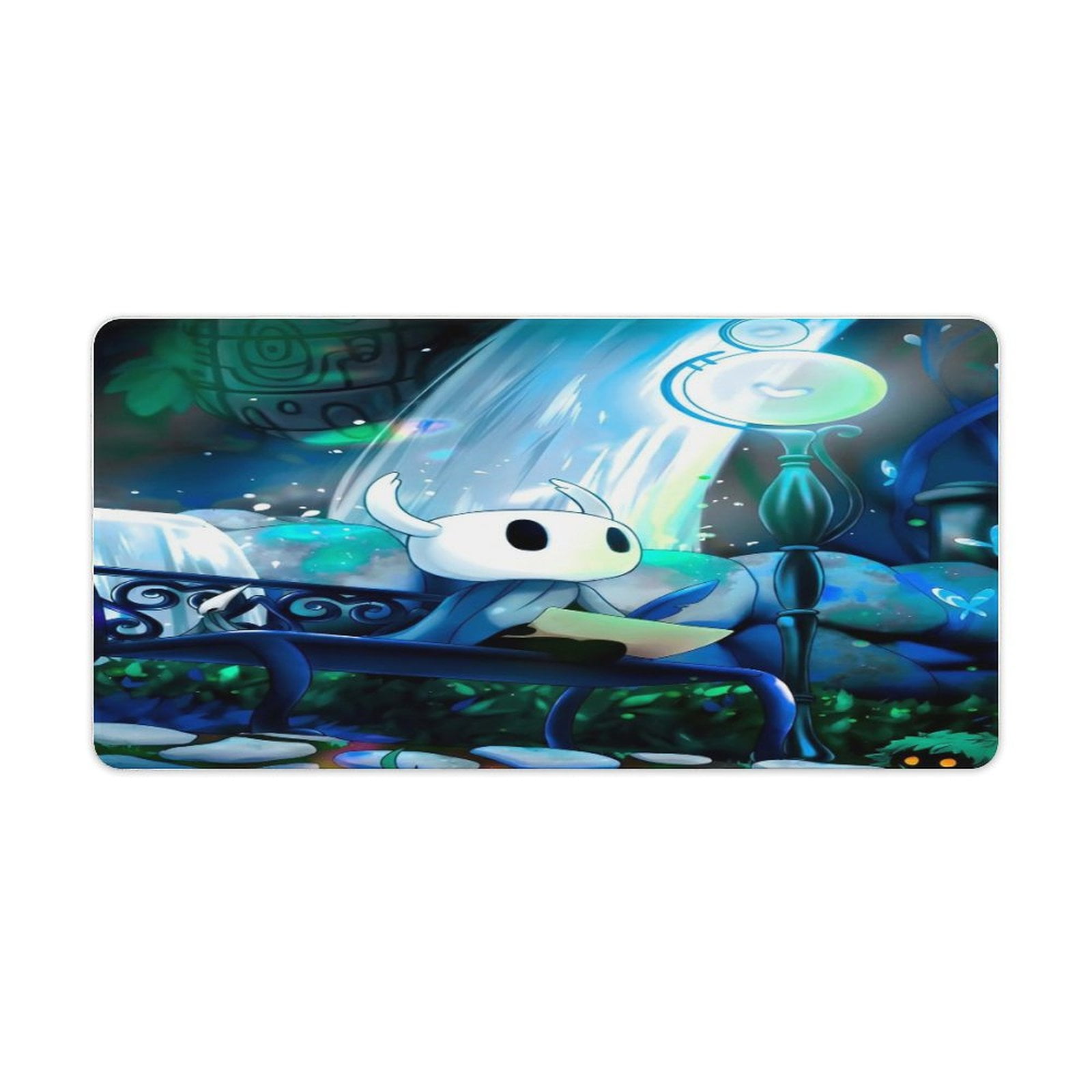 Hollow Knight Computer Mouse Mat with Anti-Slip Rubber Base Anti-Fray ...