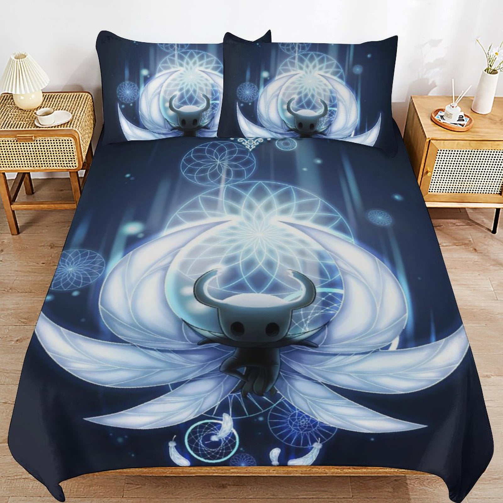 Hollow Knight Duvet Cover 3 Piece Bedding Set,Teen Comforter Cover Set ...
