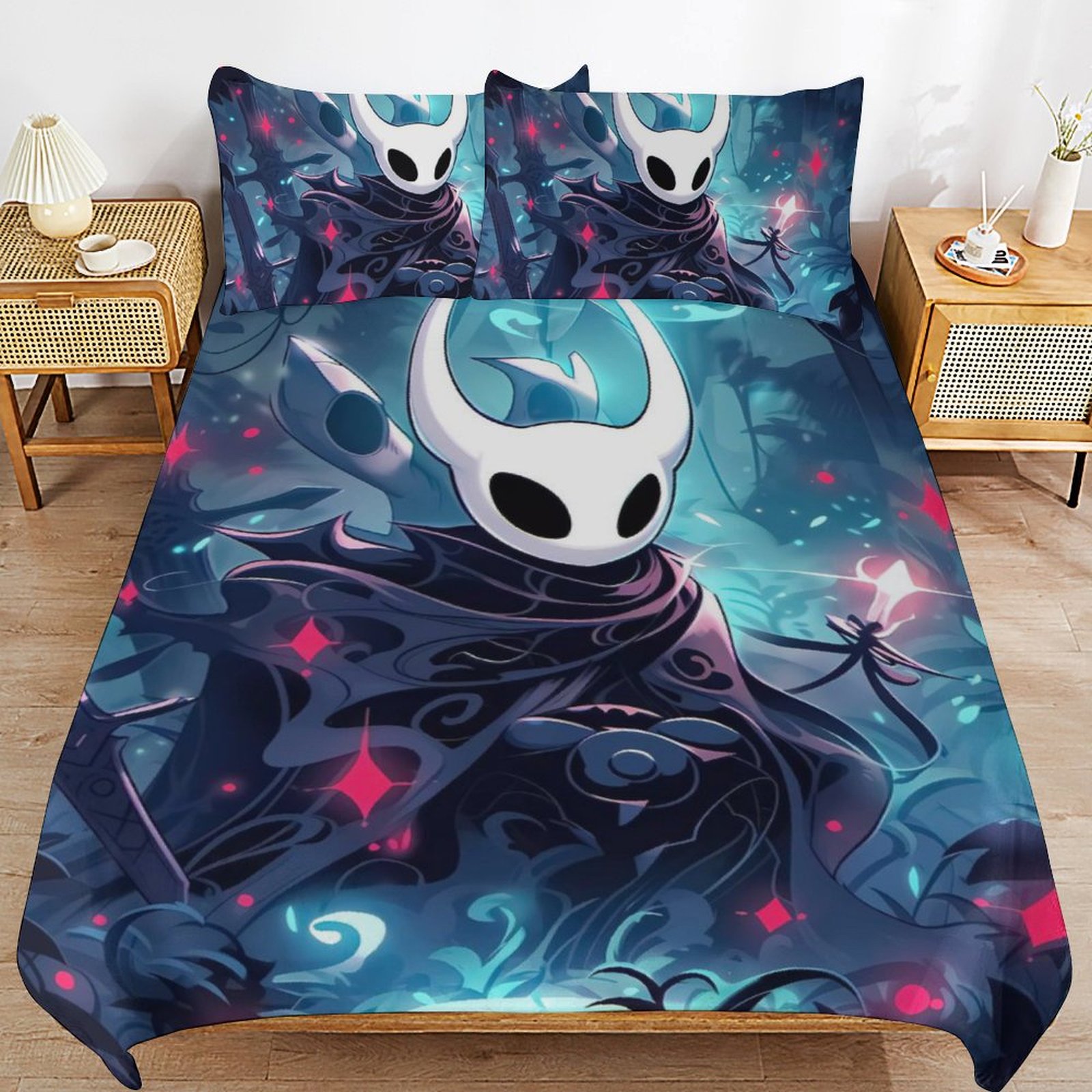 Hollow Knight Duvet Cover 3 Piece Bedding Set,Teen Comforter Cover Set ...