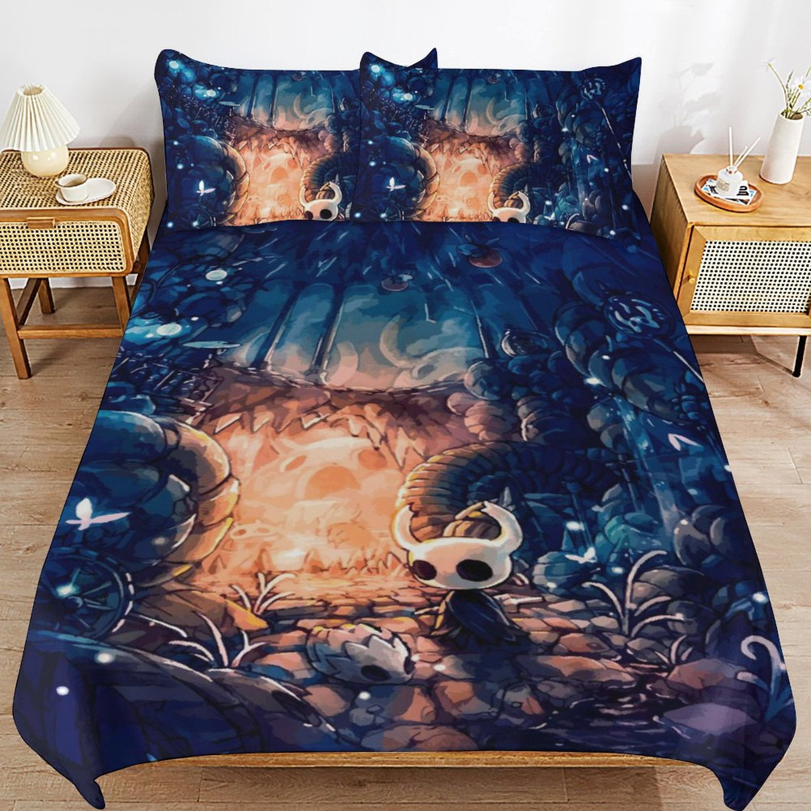 Hollow Knight Duvet Cover 3 Piece Bedding Set,Teen Comforter Cover Set ...
