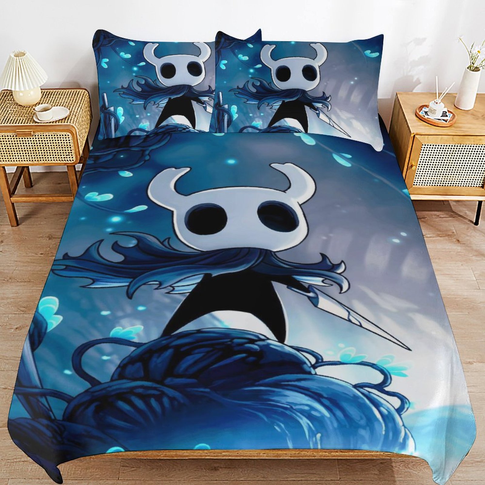 Hollow Knight Duvet Cover 3 Piece Bedding Set,Teen Comforter Cover Set ...