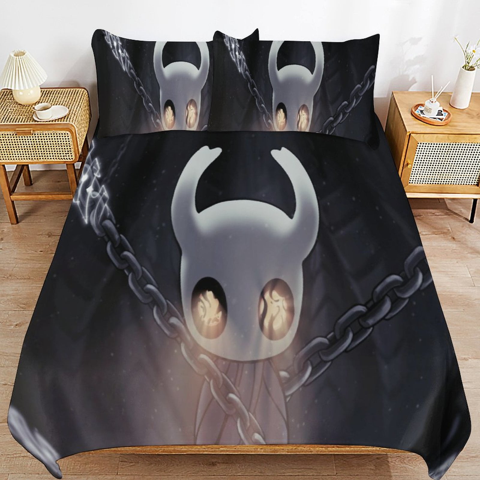 Hollow Knight Duvet Cover 3 Piece Bedding Set,Teen Comforter Cover Set ...